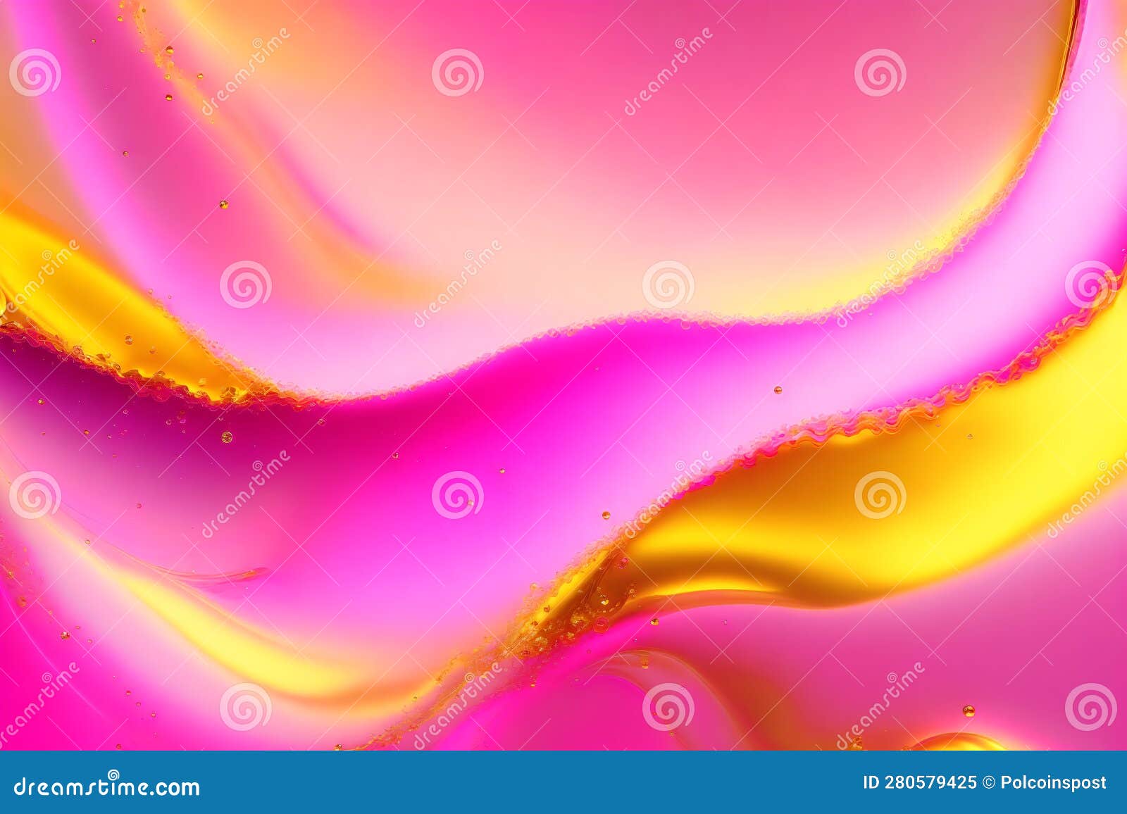 An Amazing Pink Background. the Ethereal Pink Liquid Stock Illustration ...