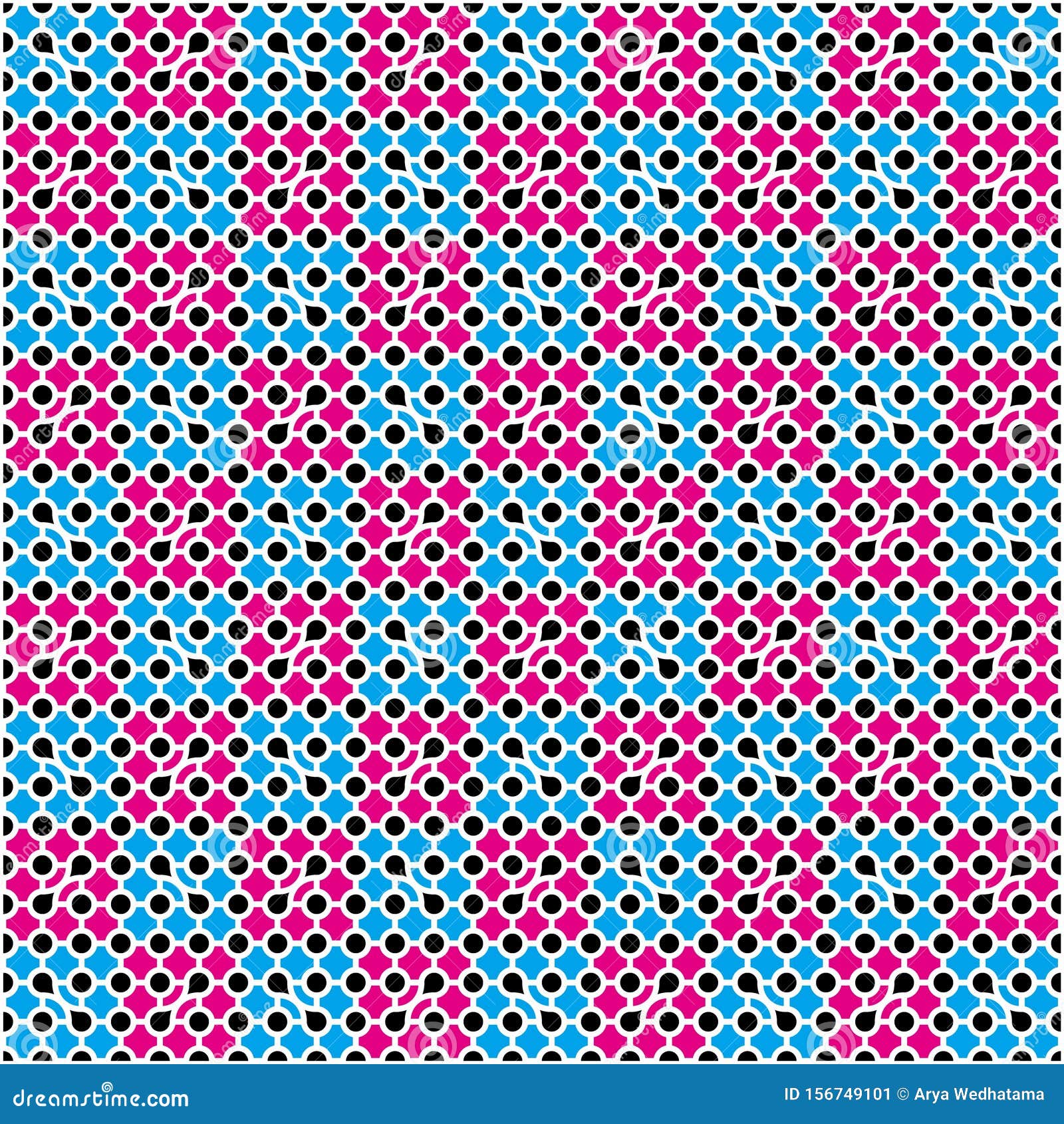 The Amazing of the Pink and Blue Pattern Wallpaper in the Dark ...