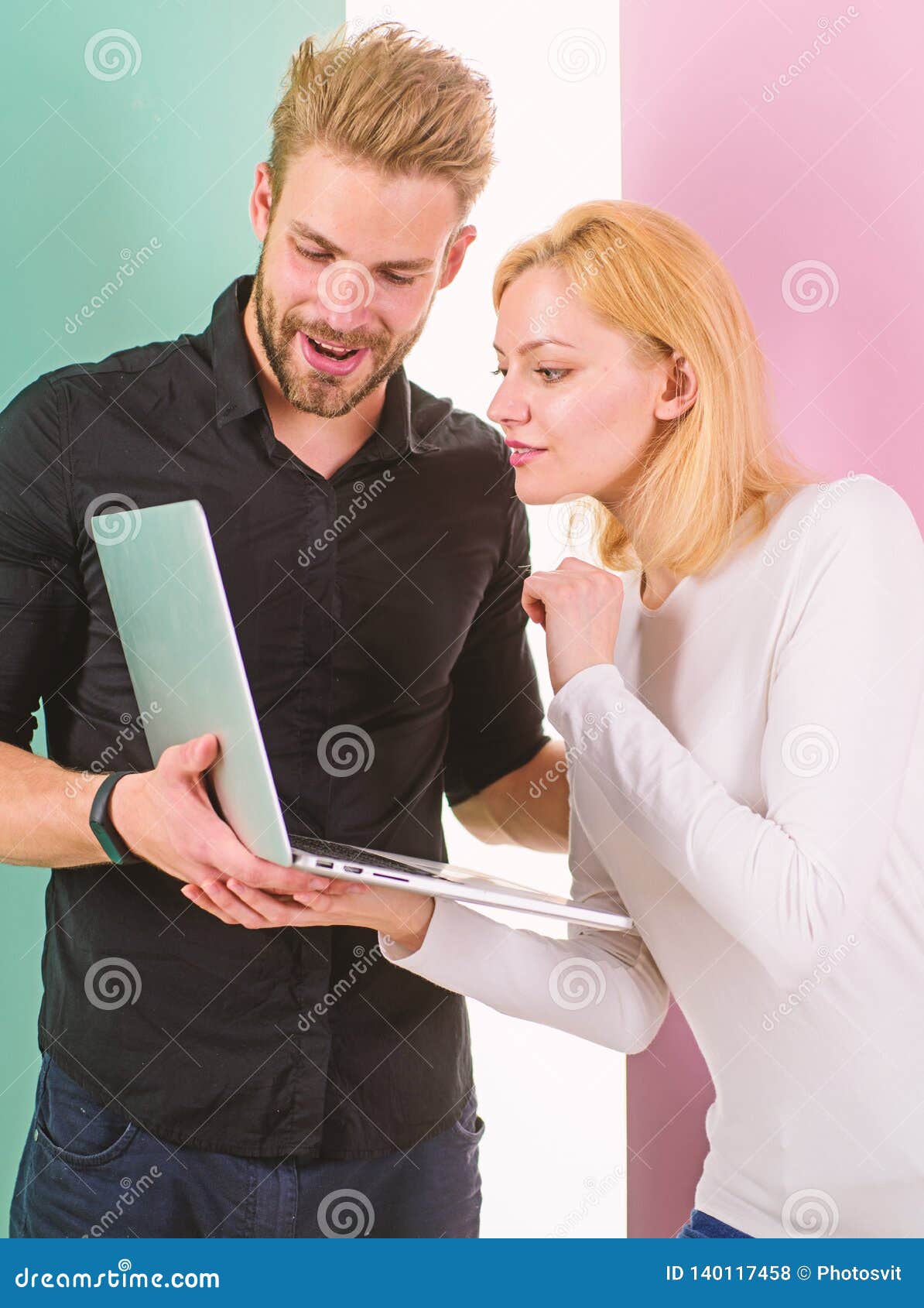 Amazing Project. Client and Designer Discussing Project. Design and ...