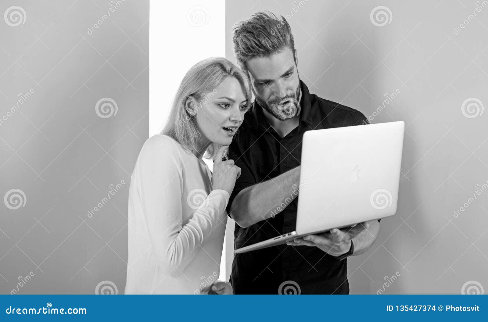 Amazing Project. Man Presenting Project To Client. Client And Designer ...