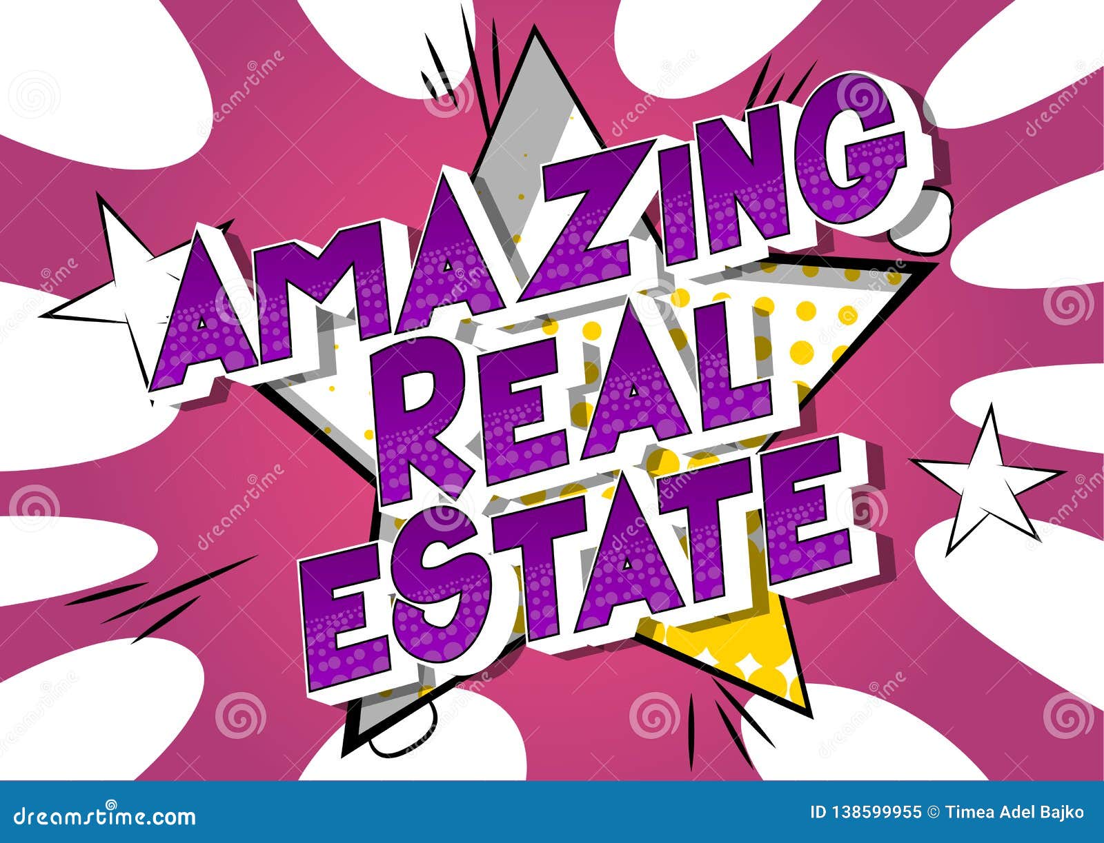 Amazing Real Estate - Comic Book Style Words. Stock Vector ... Amazing Real Estate - Comic Book Style Words. Stock Vector ...