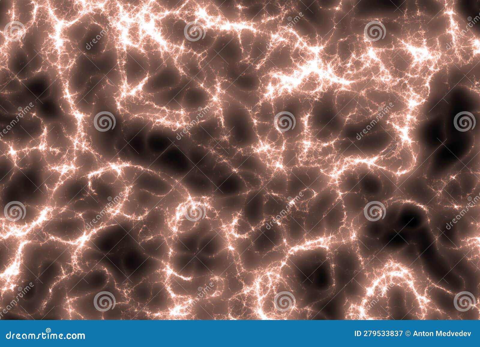 Amazing Red Energetic Rifts Digital Drawn Background Illustration Stock ...