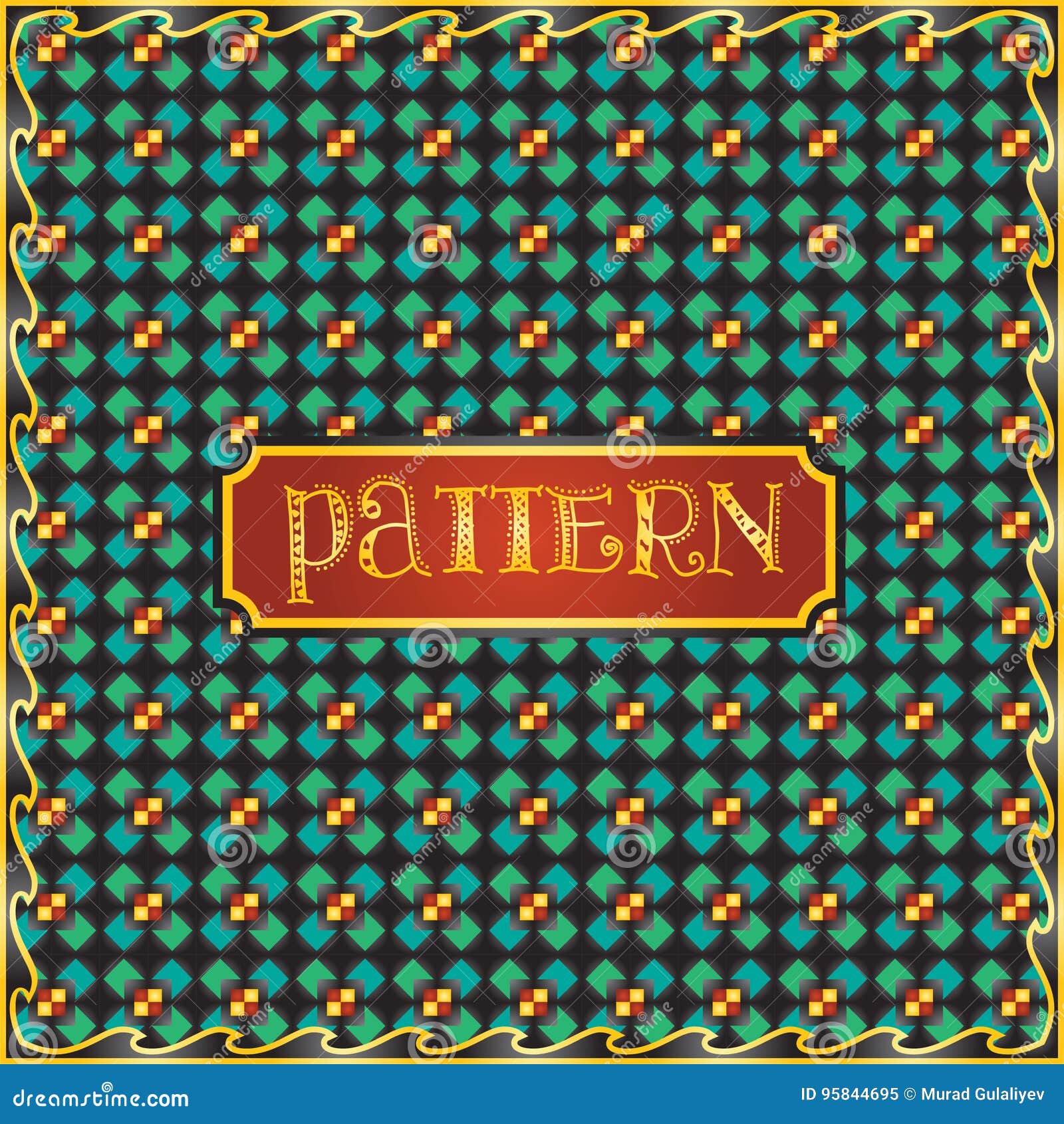 Amazing Repeatable Colorful Pattern Background for Your Design Stock ...