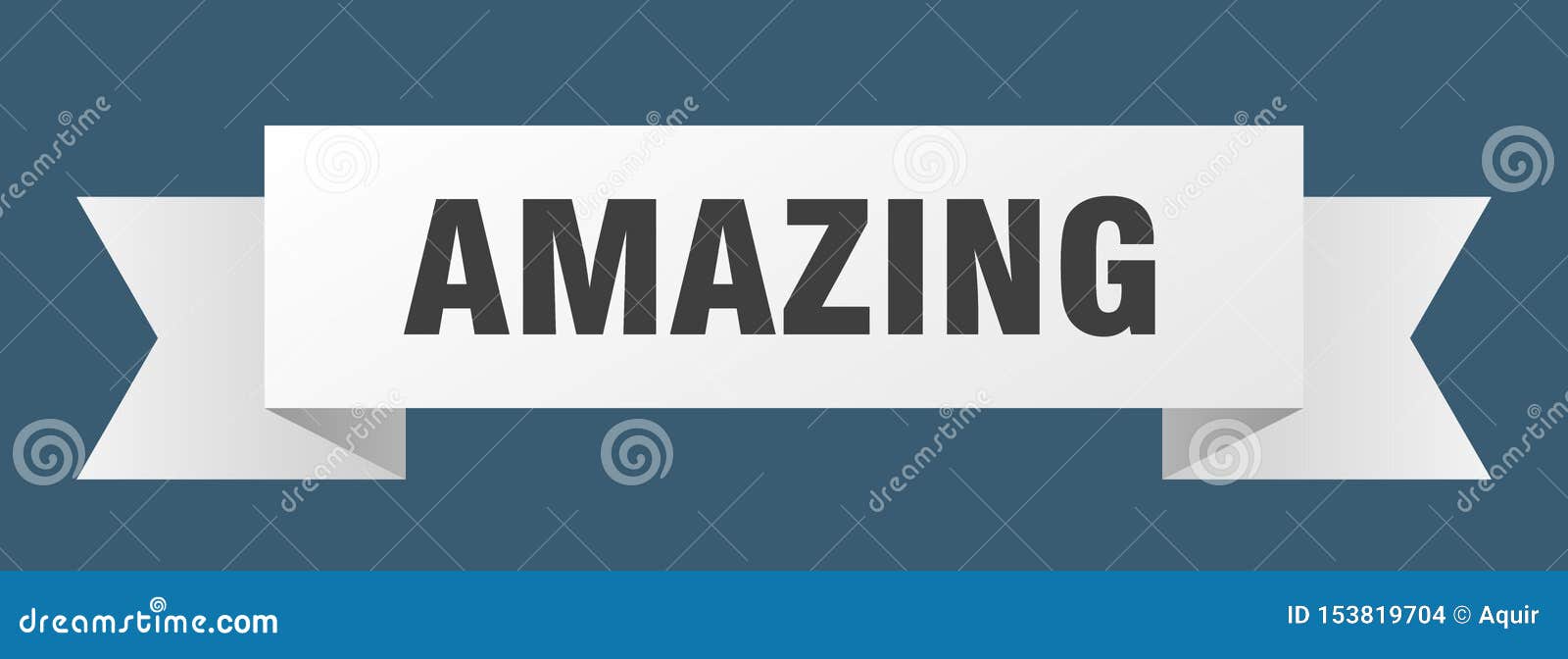 Amazing ribbon. stock vector. Illustration of seal, ribbon - 153819704