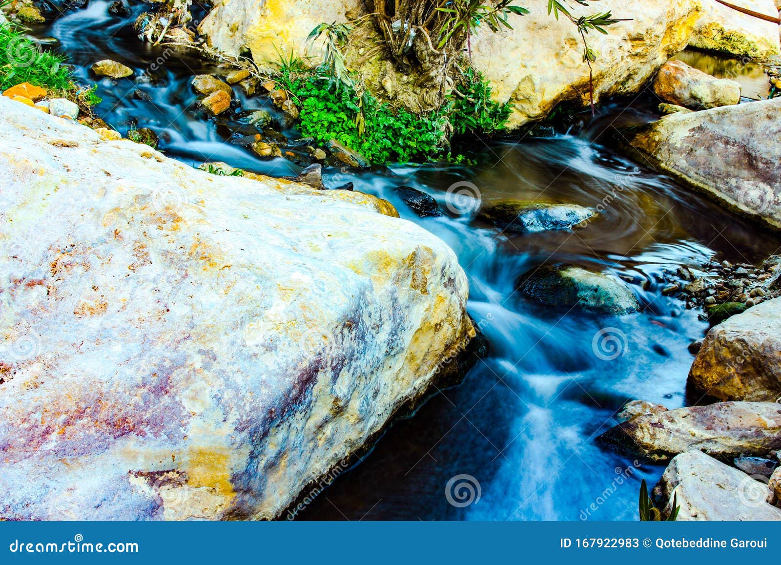 Amazing river in algeria stock image. Image of waterfall - 167922983
