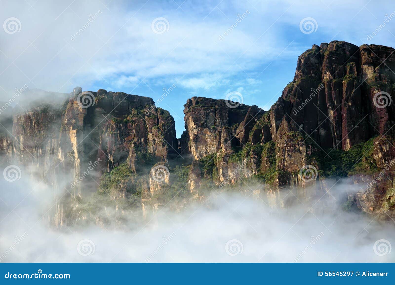 Amazing Rocks Behind Cloud - Beautiful Natural View Stock Image - Image ...