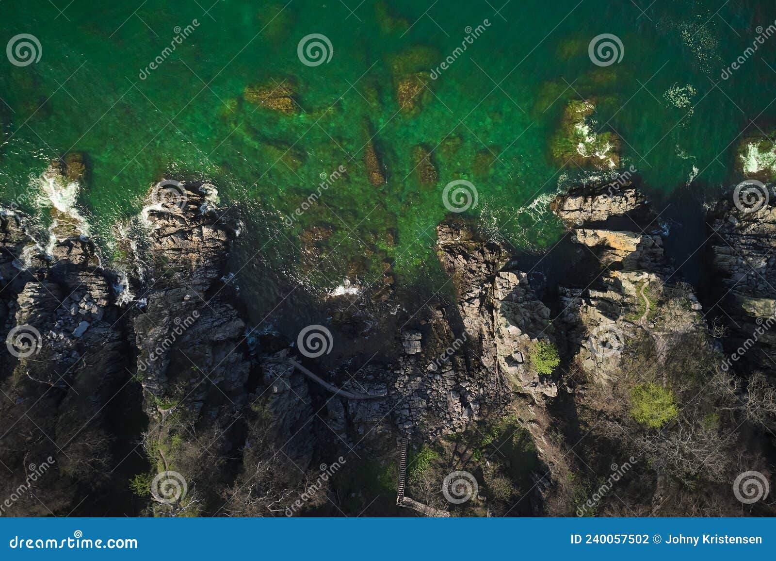 Amazing Rocks by the Shore in Island in Denmark Stock Photo - Image of ...