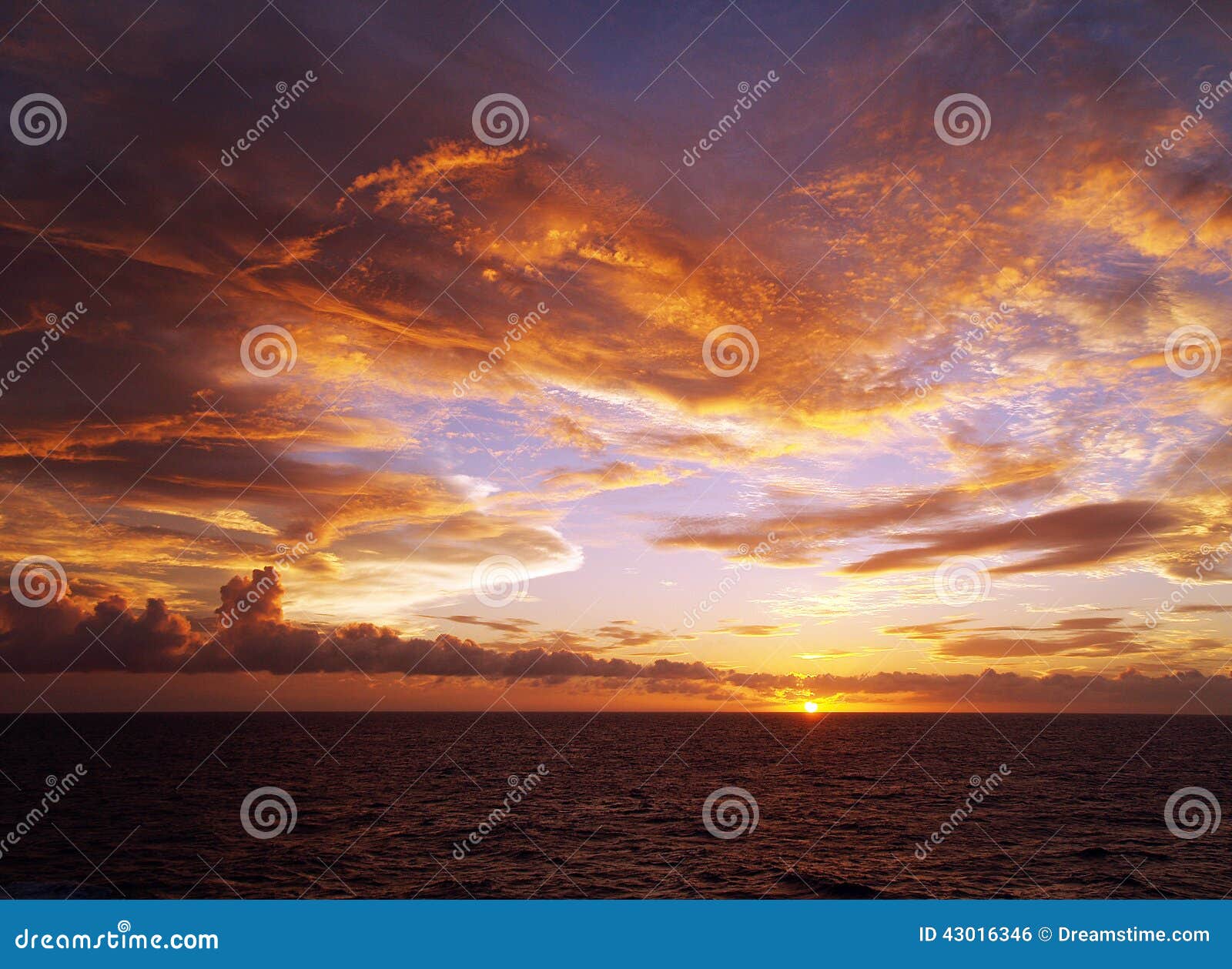 Amazing Seascape Sunset stock photo. Image of amazing - 43016346
