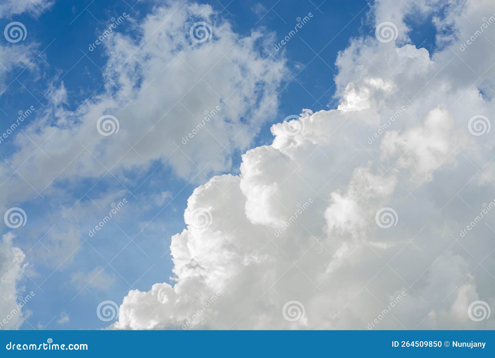 Amazing the Sky, Cinematic Blue Sky for Dramatic Stock Photo - Image of ...