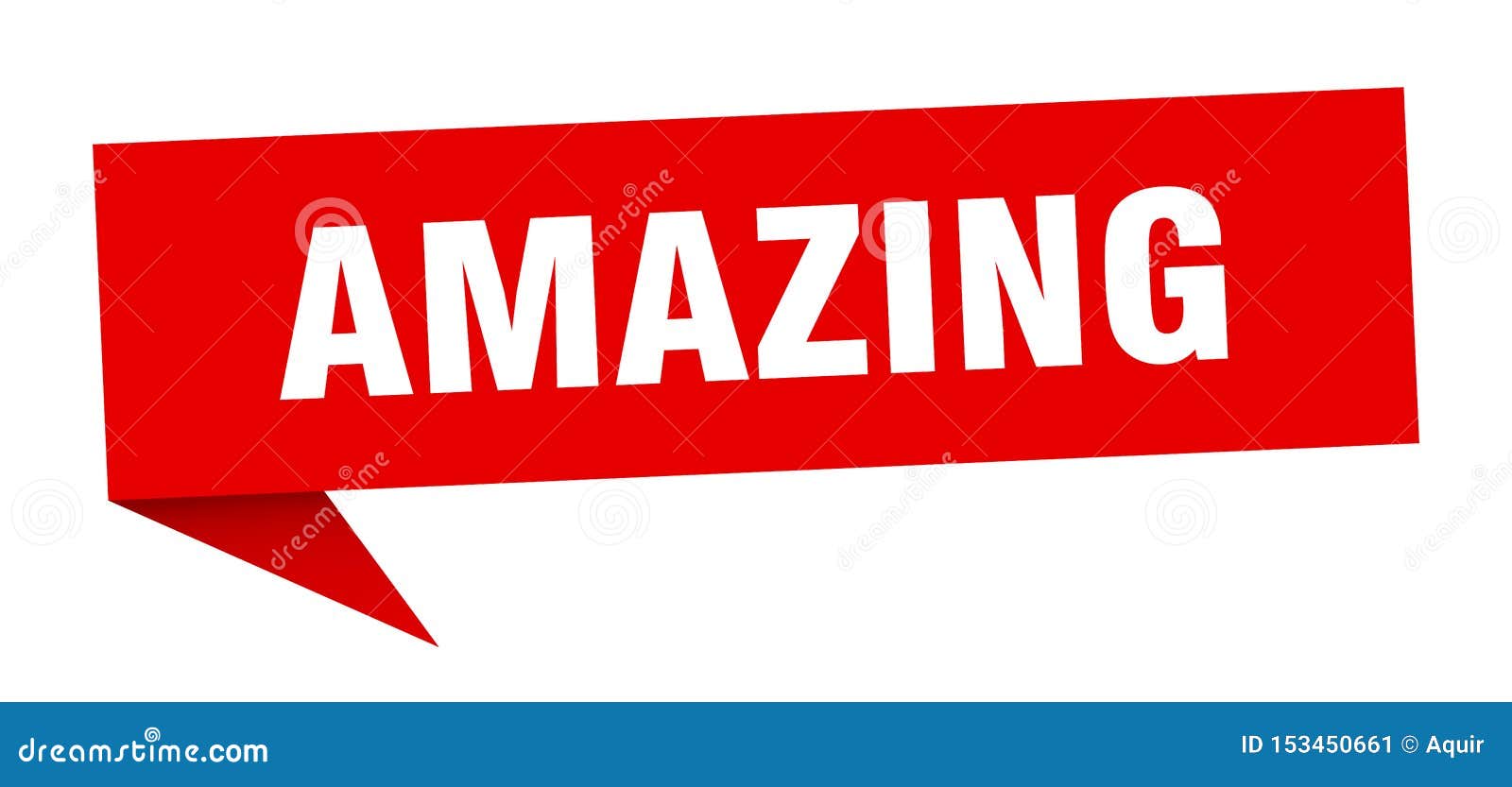 Amazing speech bubble. stock vector. Illustration of sticker - 153450661