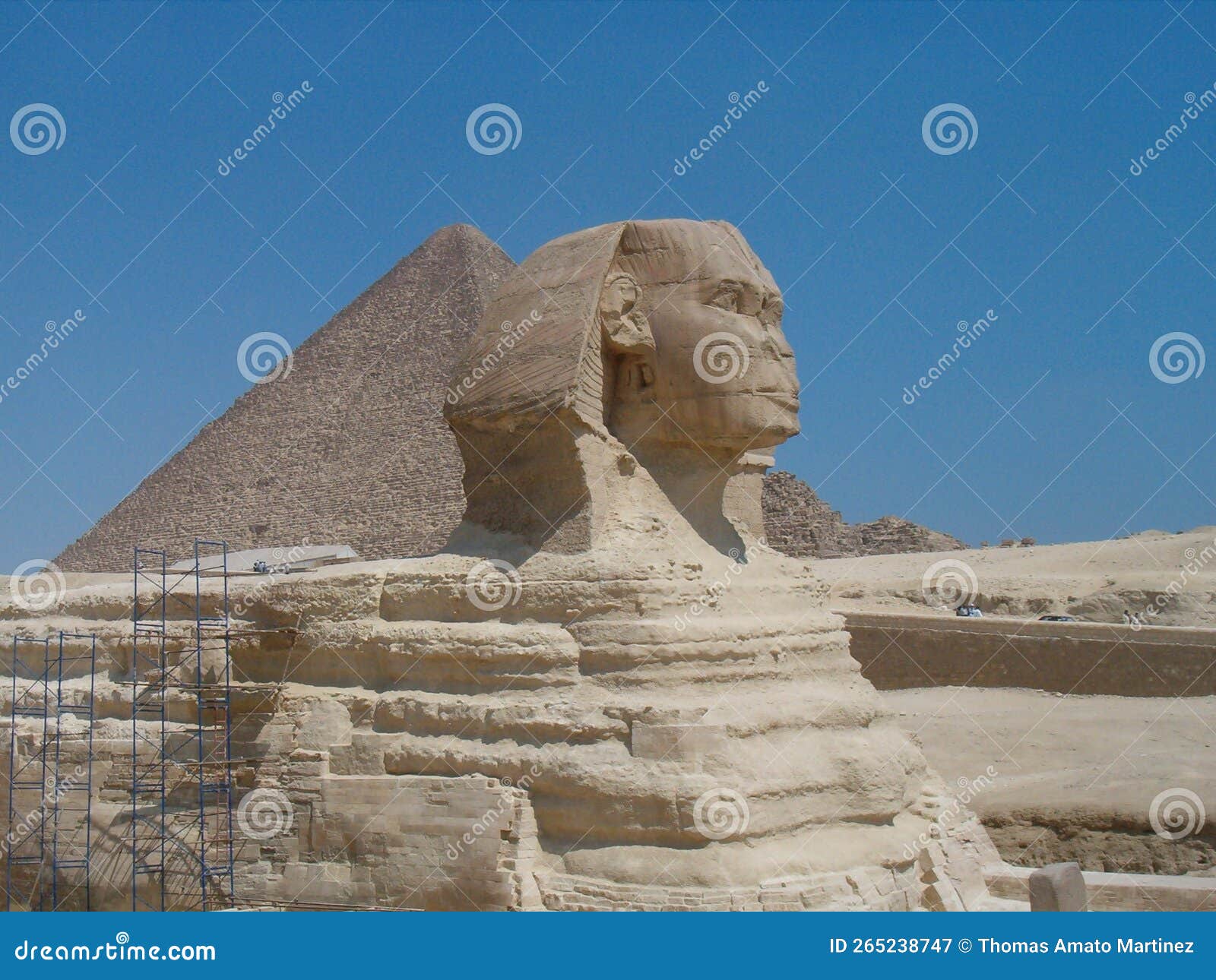 The sphinx of egypt stock image. Image of egipto, badlands - 265238747