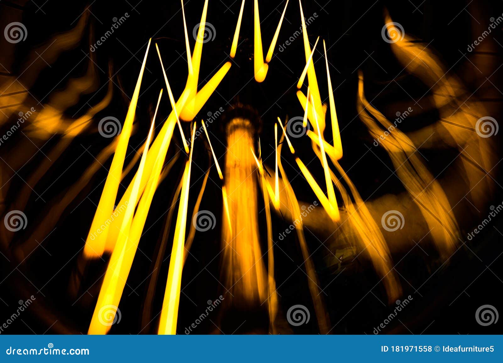 Electricity Current Inside a Retro Crystal Clear Light Bulb. Stock ...