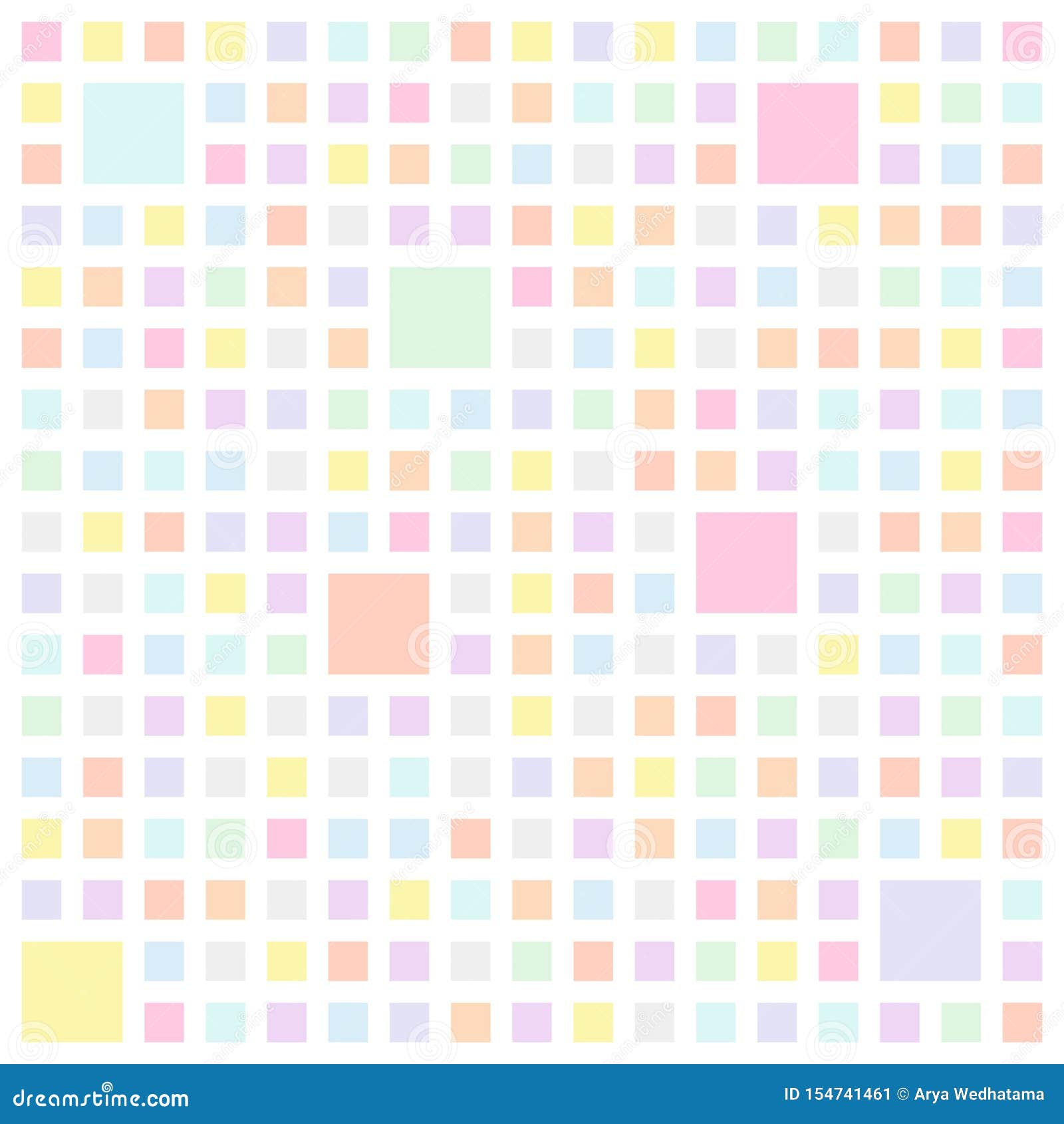 The Amazing Square Pattern Wallpaper Stock Illustration - Illustration ...