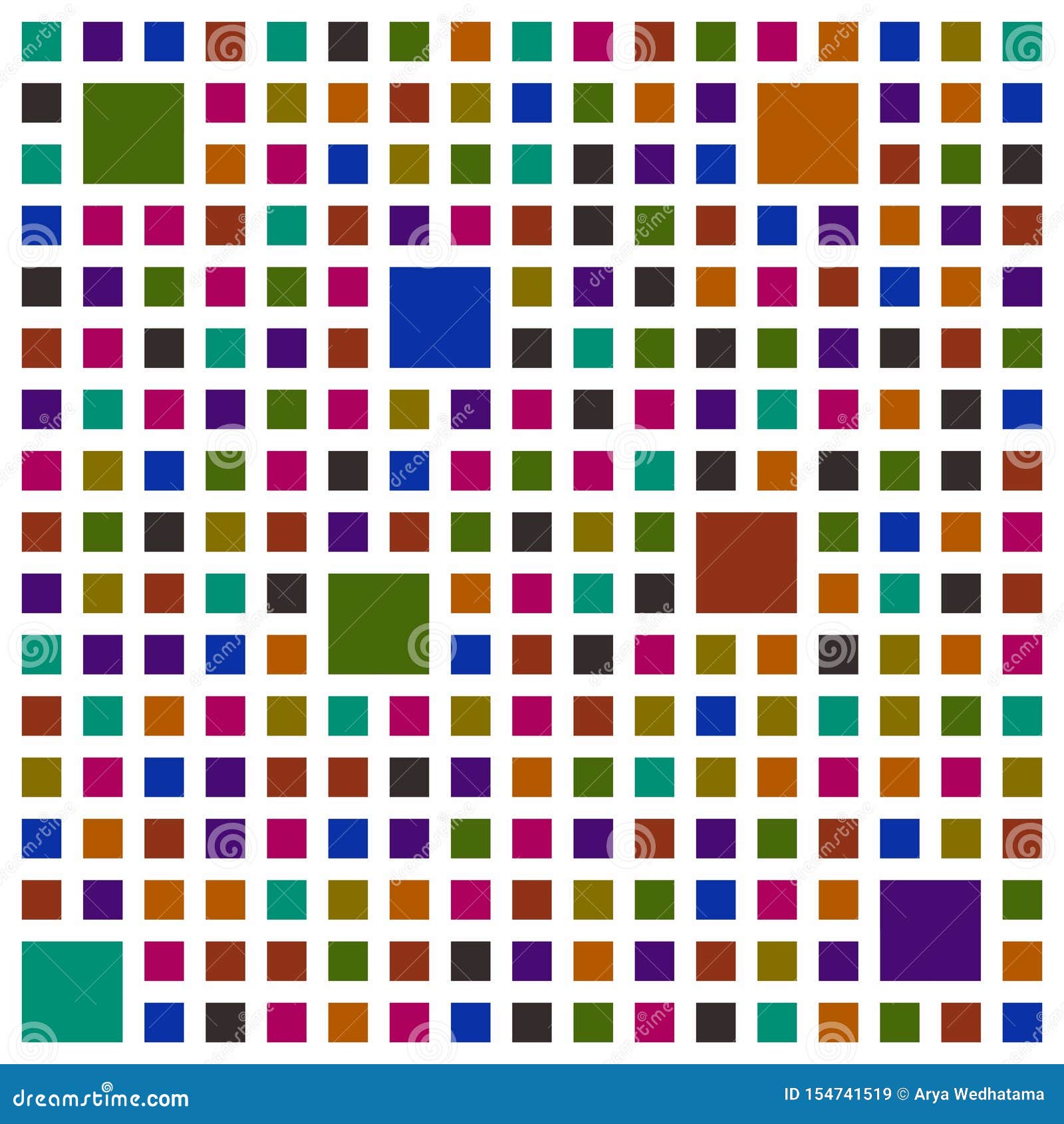 Amazing Square Pattern Wallpaper Stock Illustration - Illustration of ...