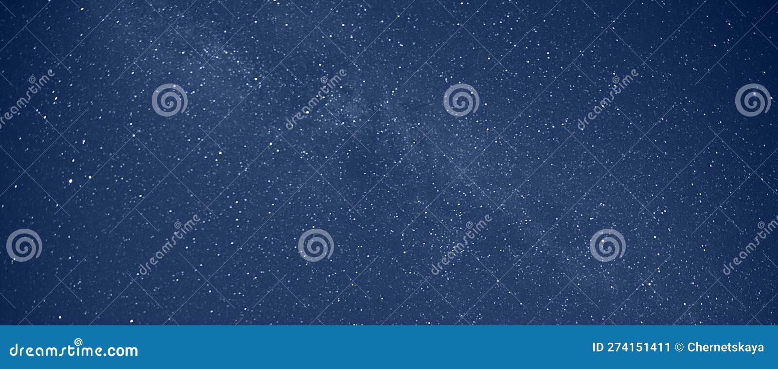 Amazing Starry Sky at Night, Banner Design Stock Image - Image of group ...