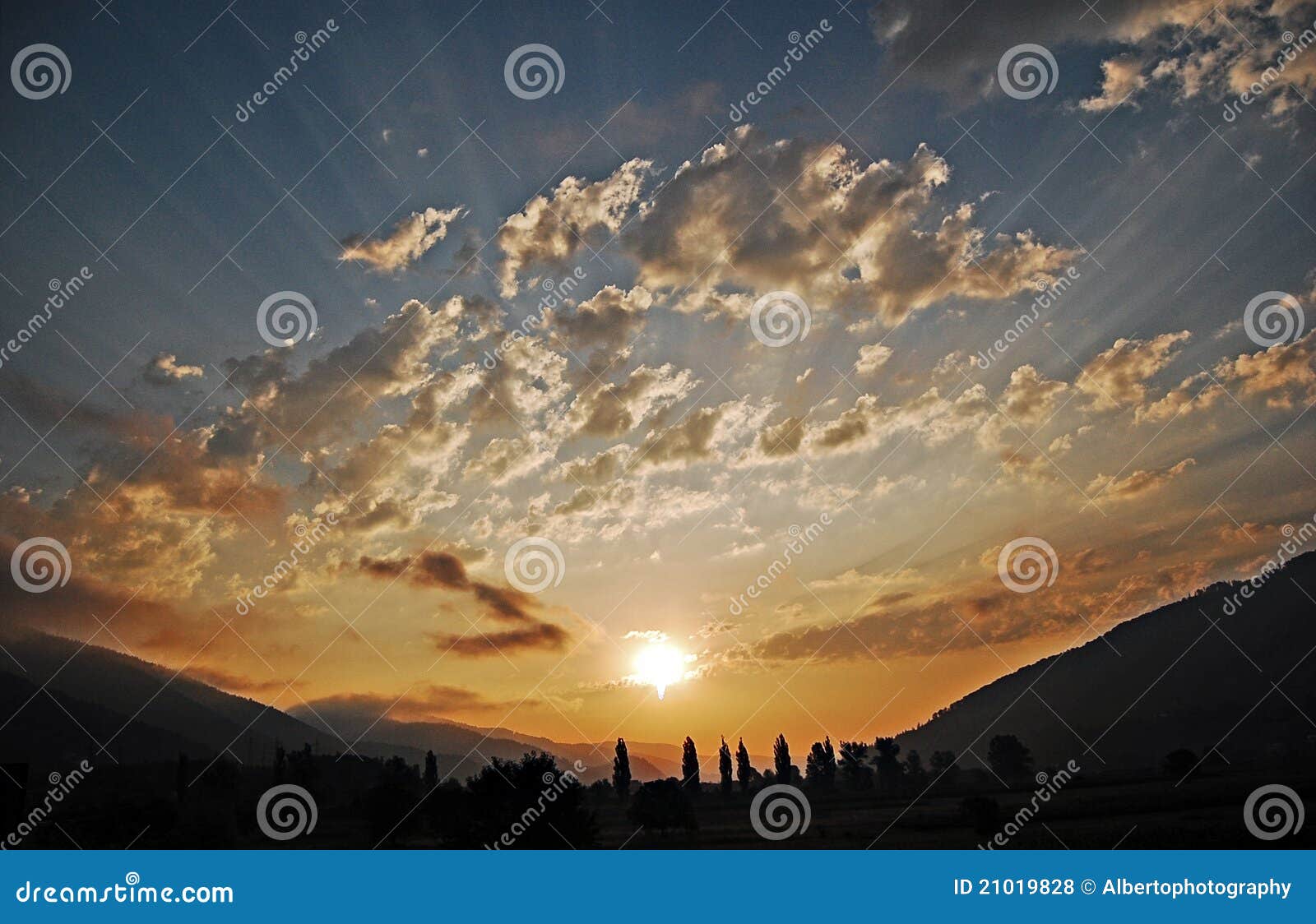 Amazing sunrise stock photo. Image of shine, angel, purity - 21019828