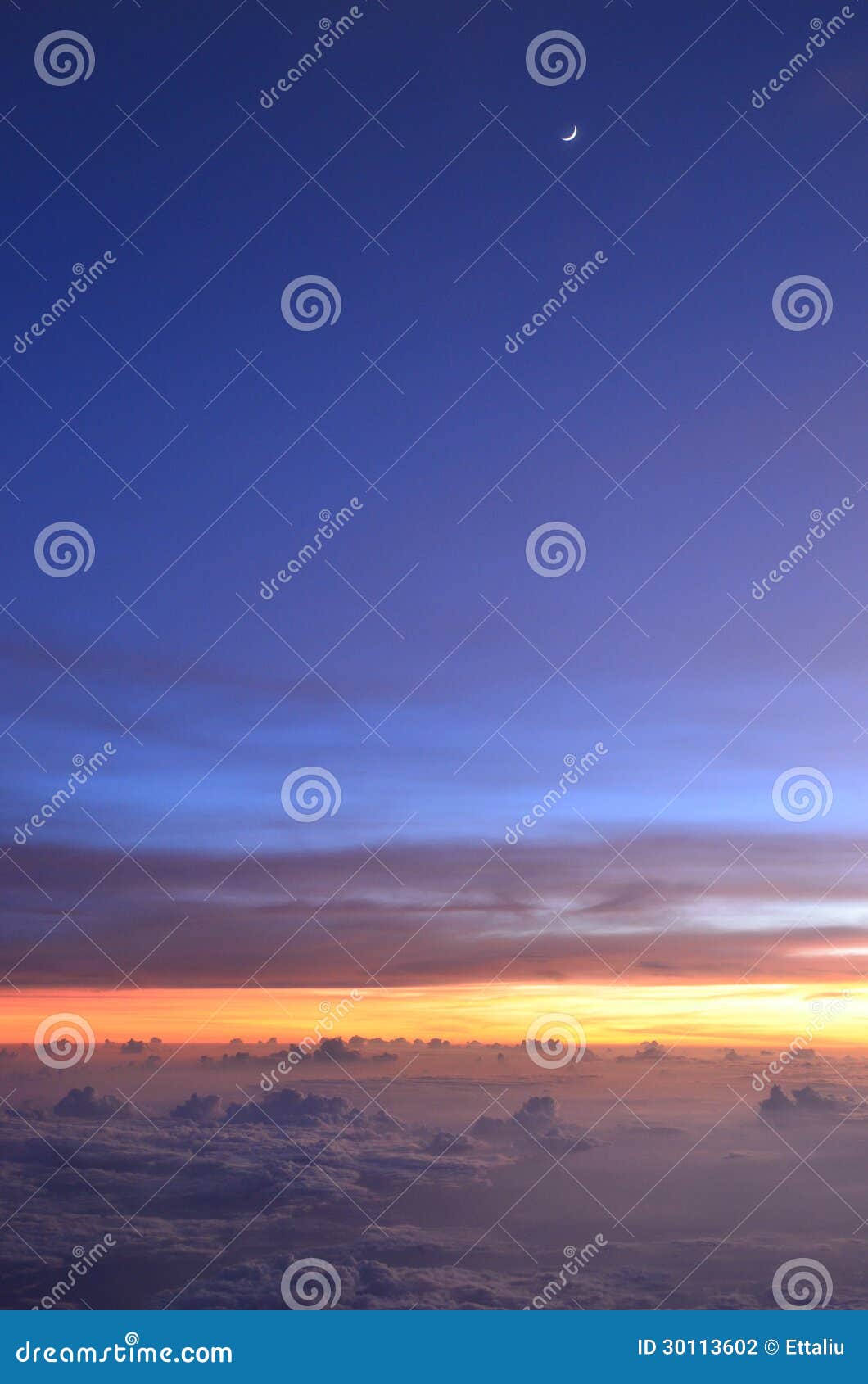 Amazing Sunset at Flight stock photo. Image of sunset - 30113602