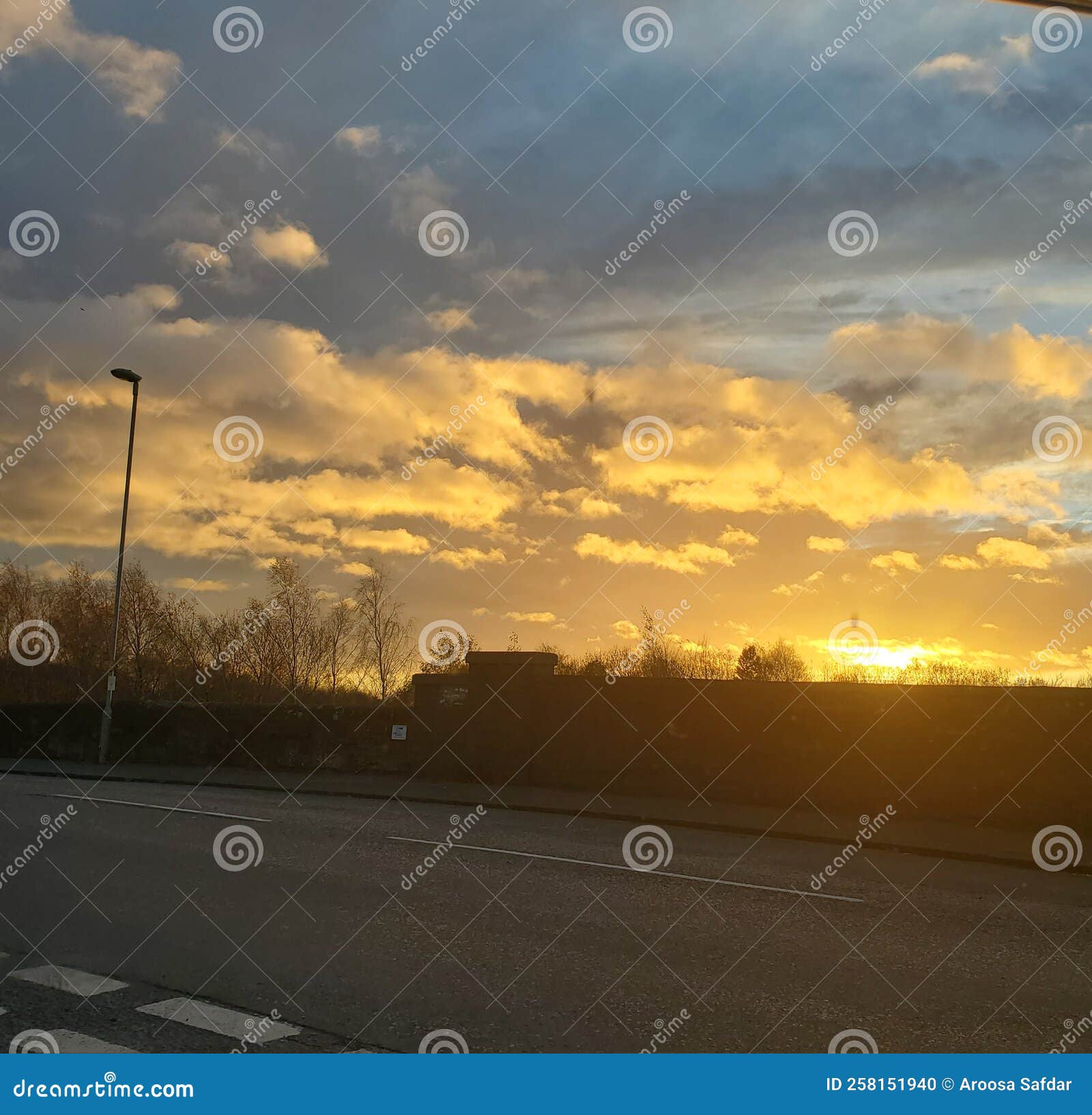 Amazing Sunset in Scotland stock photo. Image of scotland - 258151940