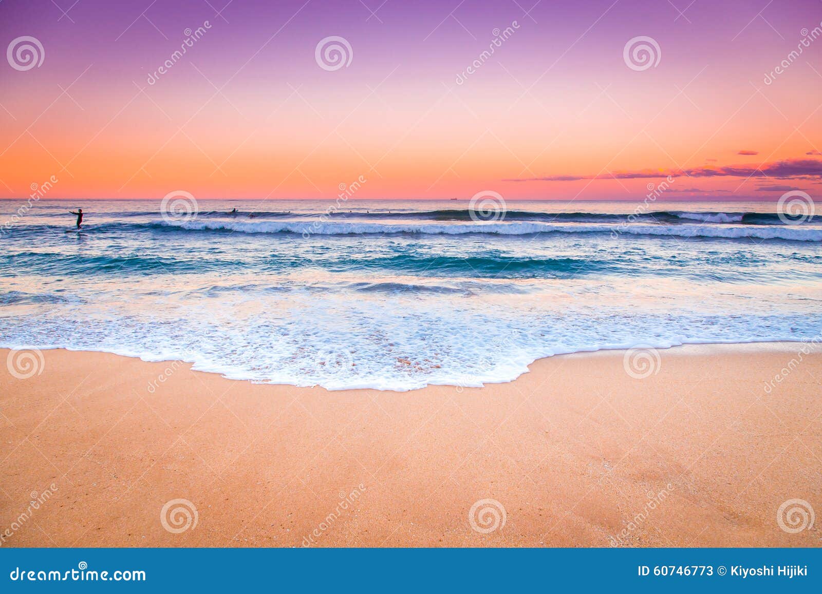 Amazing Sunset Seascape View Stock Image - Image of nature, colorful ...