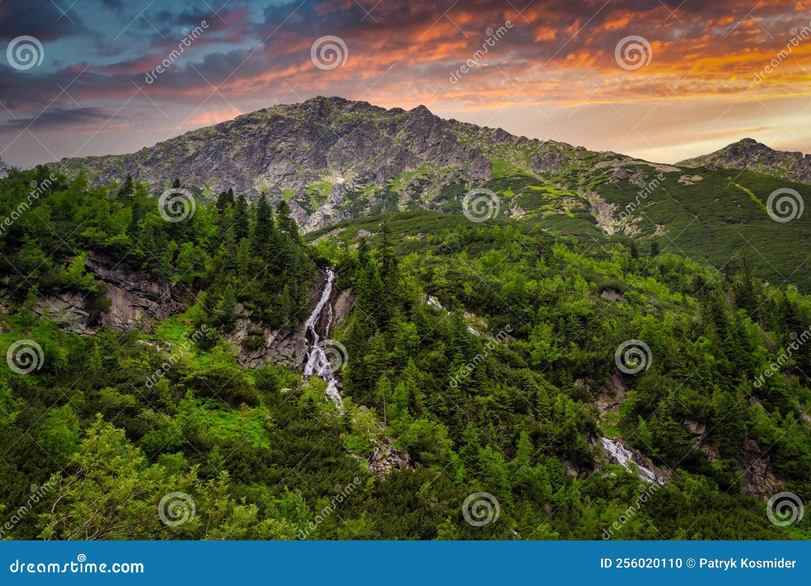Amazing Sunset in the Tatra Mountains, Poland Stock Photo - Image of ...