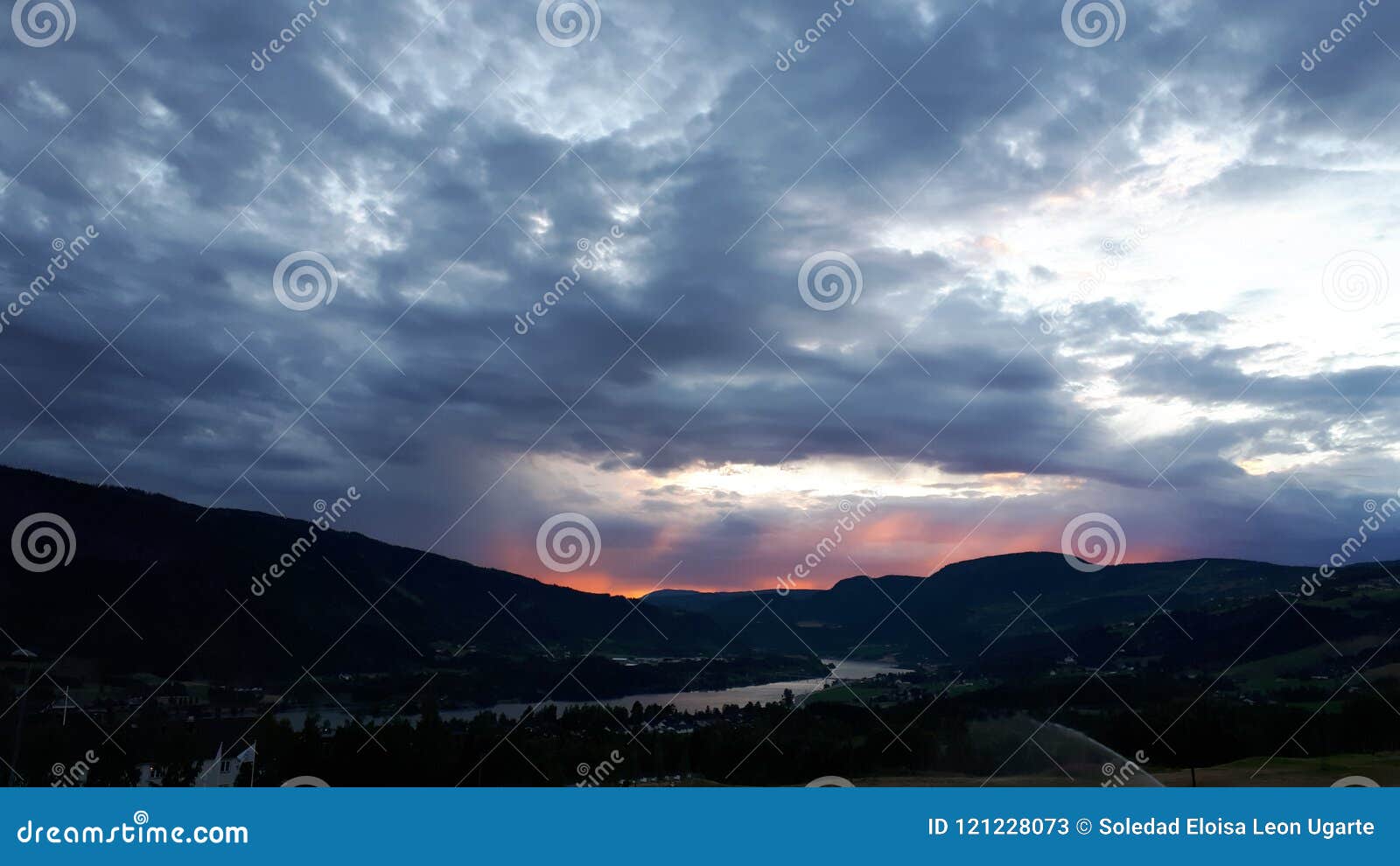 Amazing sunshine stock image. Image of norway, sunshine - 121228073
