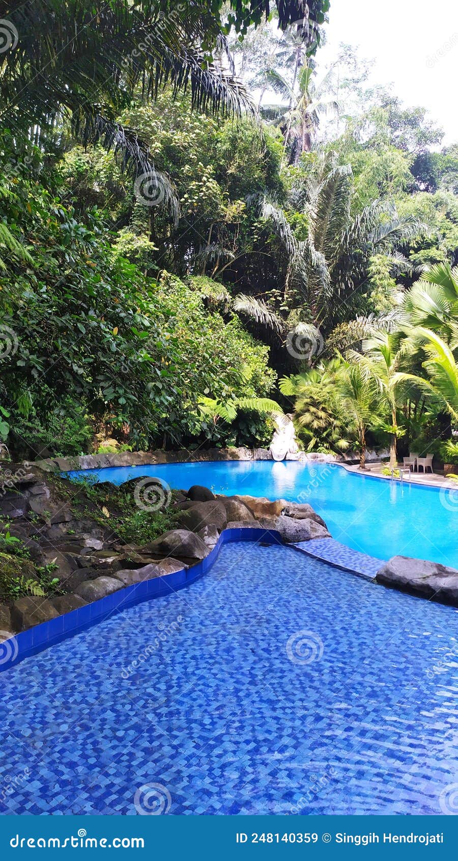 The Amazing Swimming Pool. they Looks so Fresh and Clean Stock Image ...