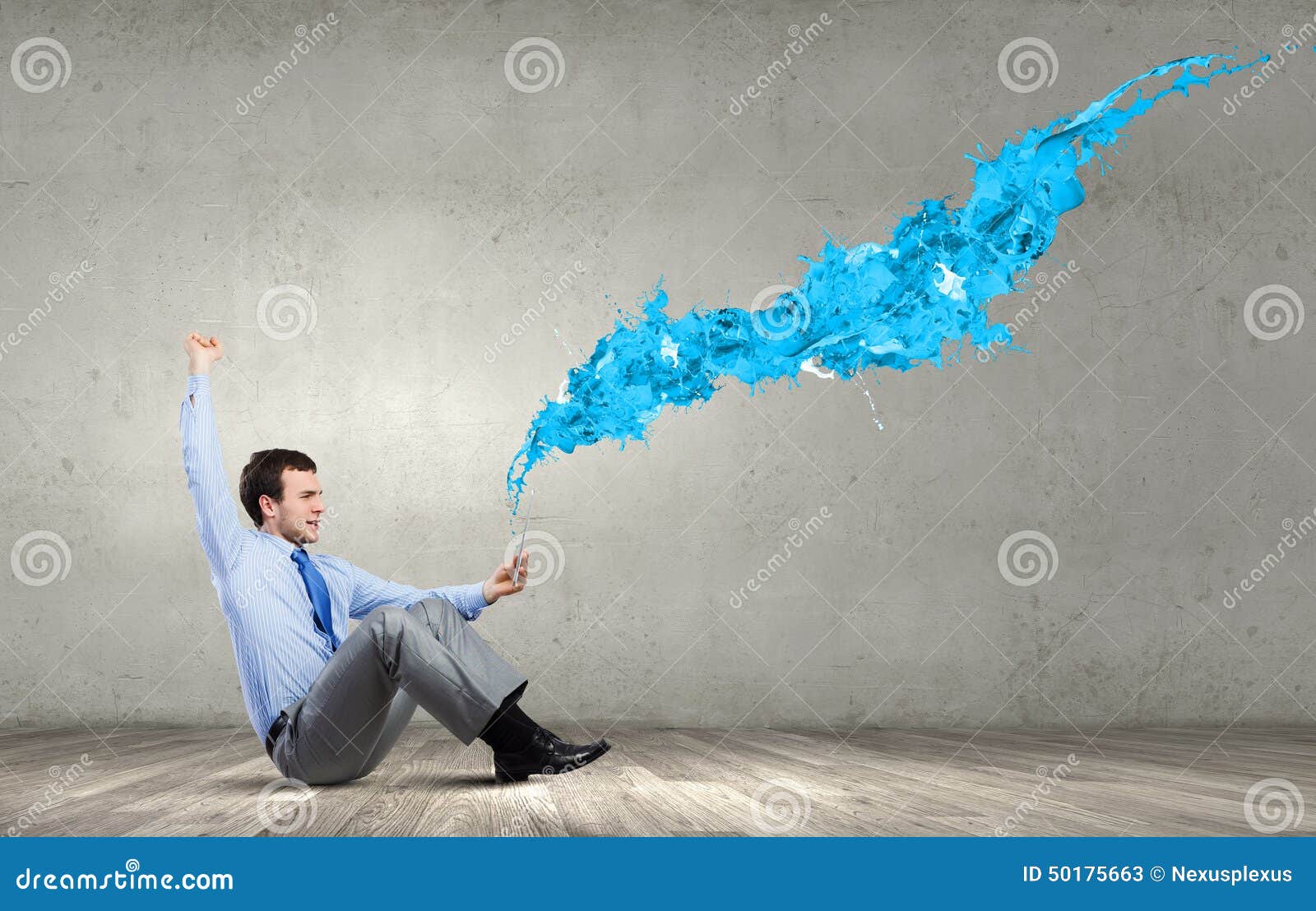 Amazing technologies! stock image. Image of triumph, internet - 50175663