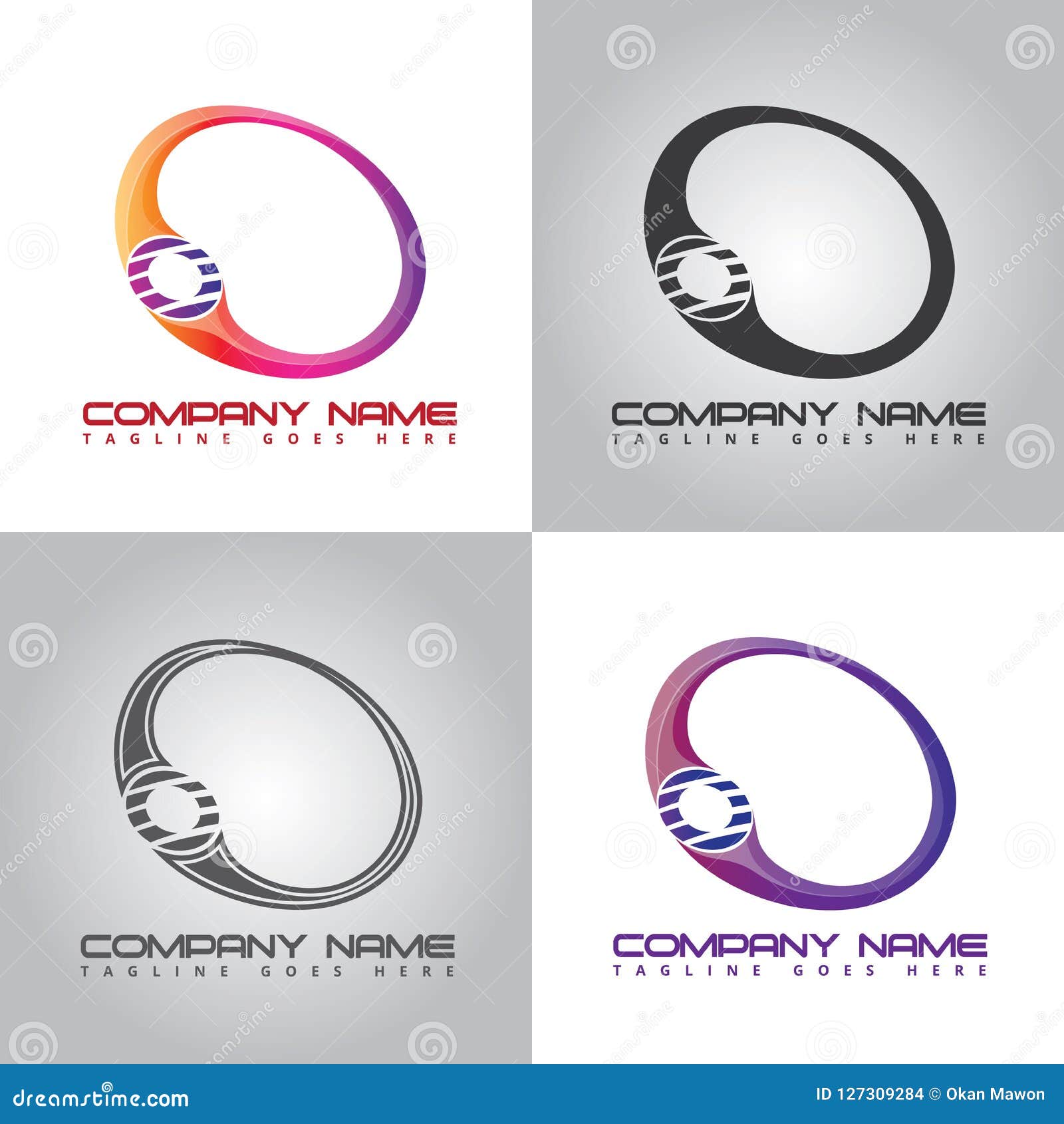Amazing Three Dimension of Circle Ring Vector Image Stock Vector ...