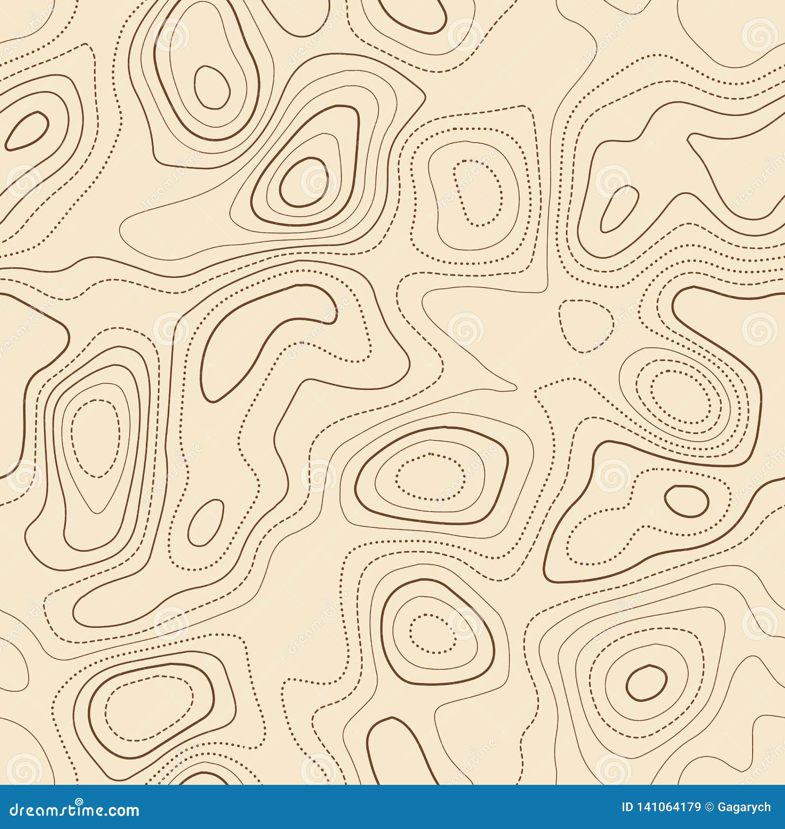 Amazing topography. stock vector. Illustration of line - 141064179