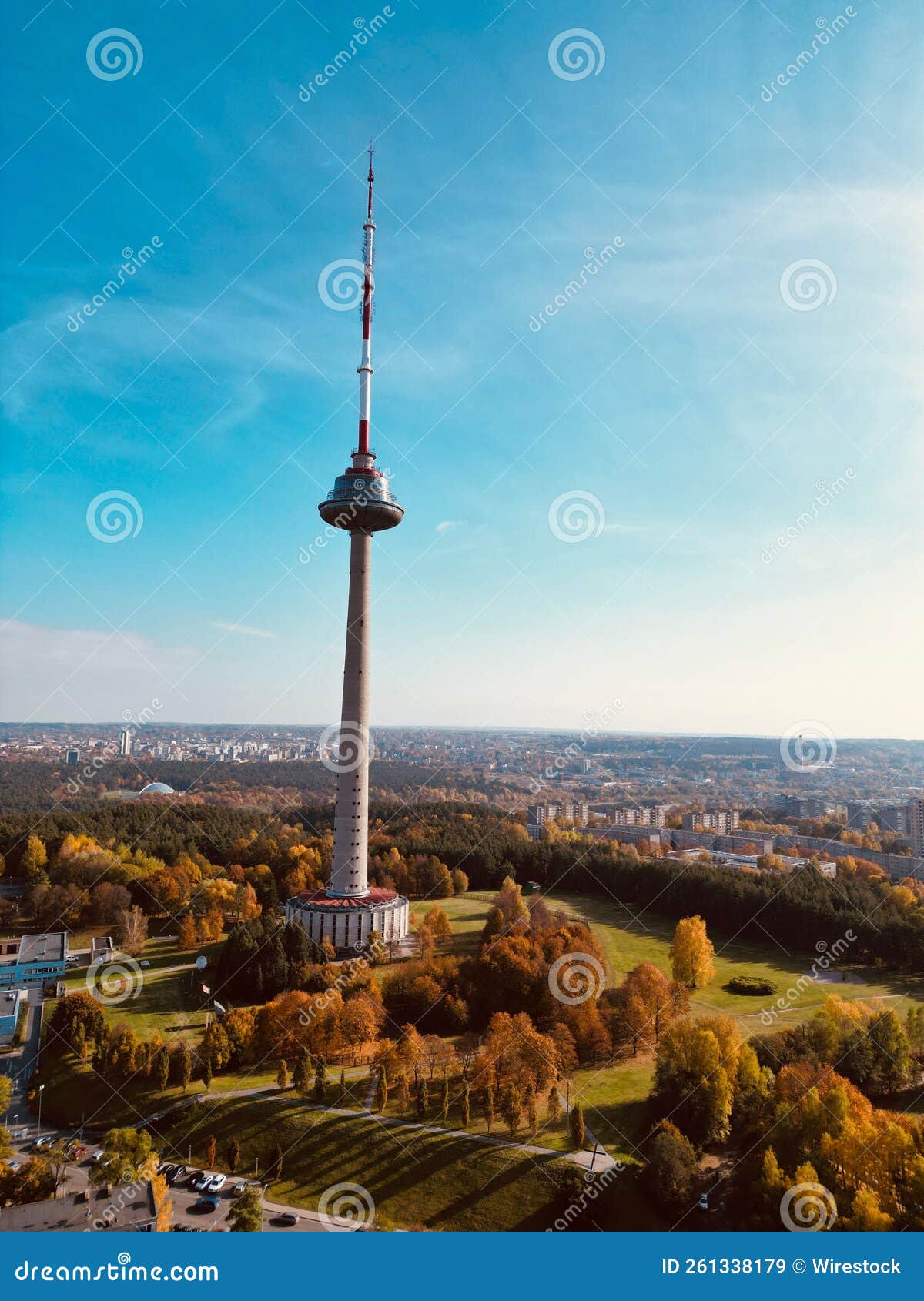 Amazing tower sky view editorial stock image. Image of center - 261338179