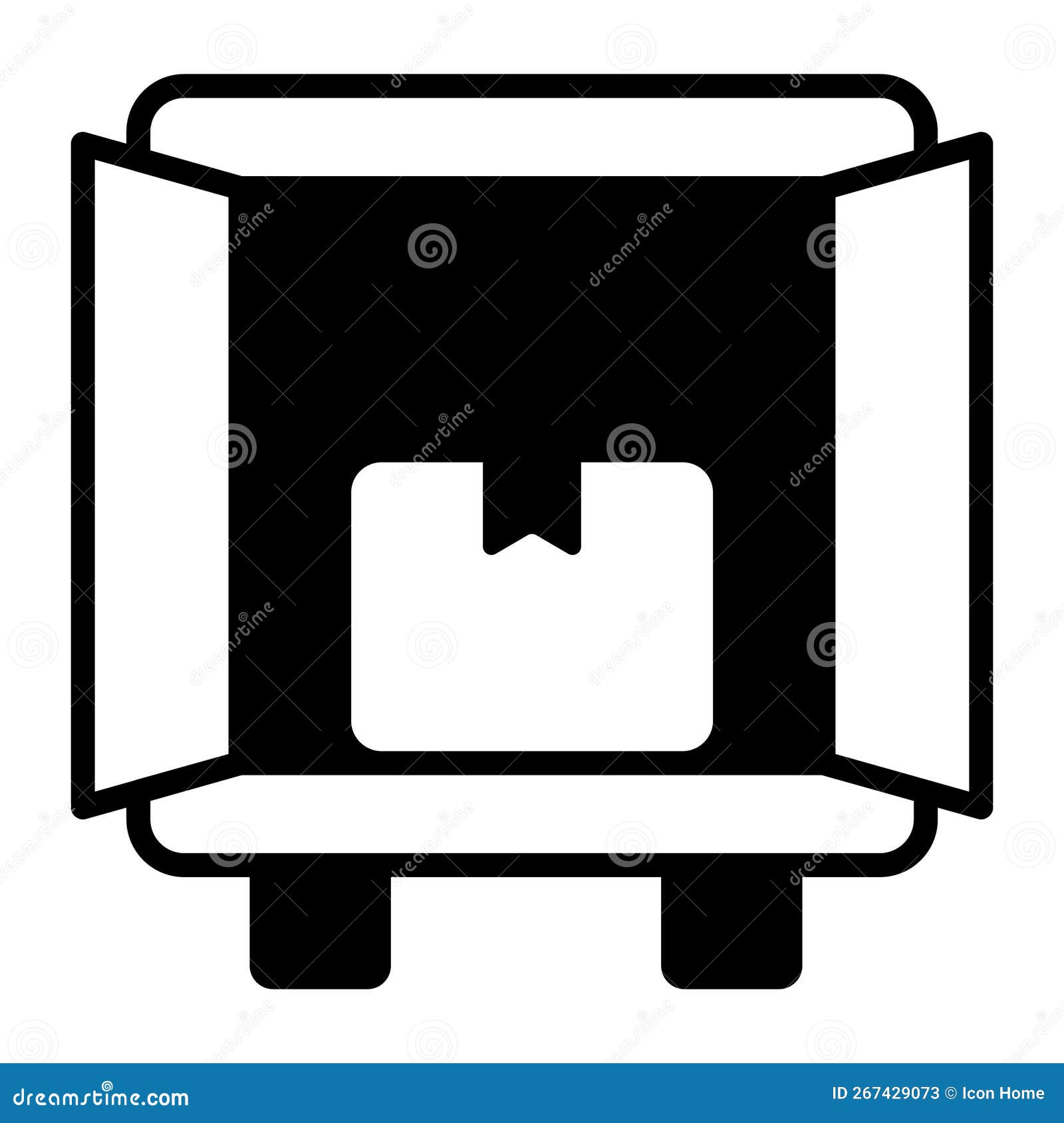 An Amazing Vector of Cargo Loading in Editable Style Stock Vector ...