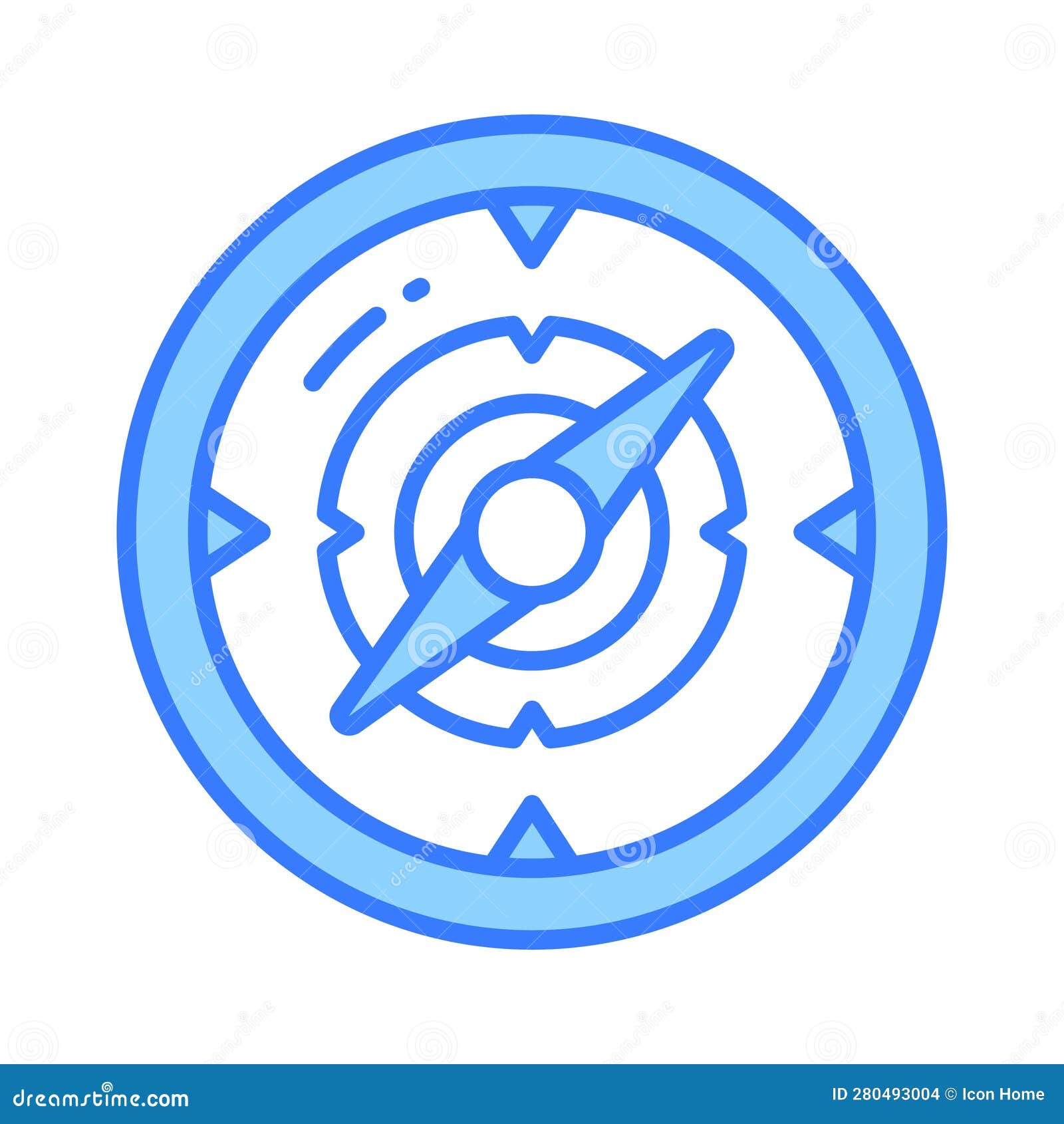 An Amazing Vector Design of Compass in Modern Style, Navigation Tool ...