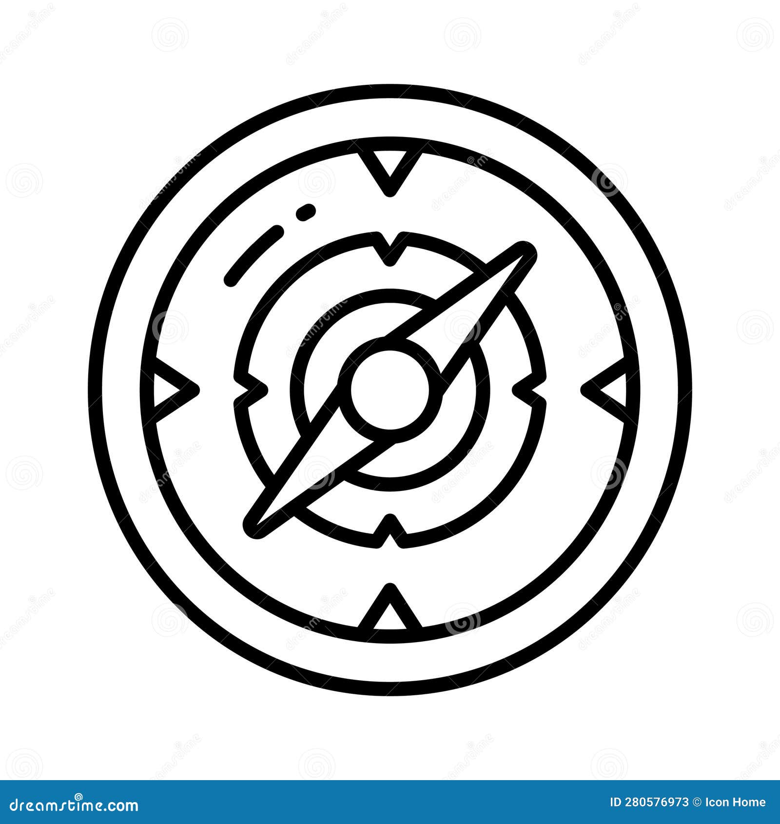 An Amazing Vector Design of Compass in Modern Style, Navigation Tool ...