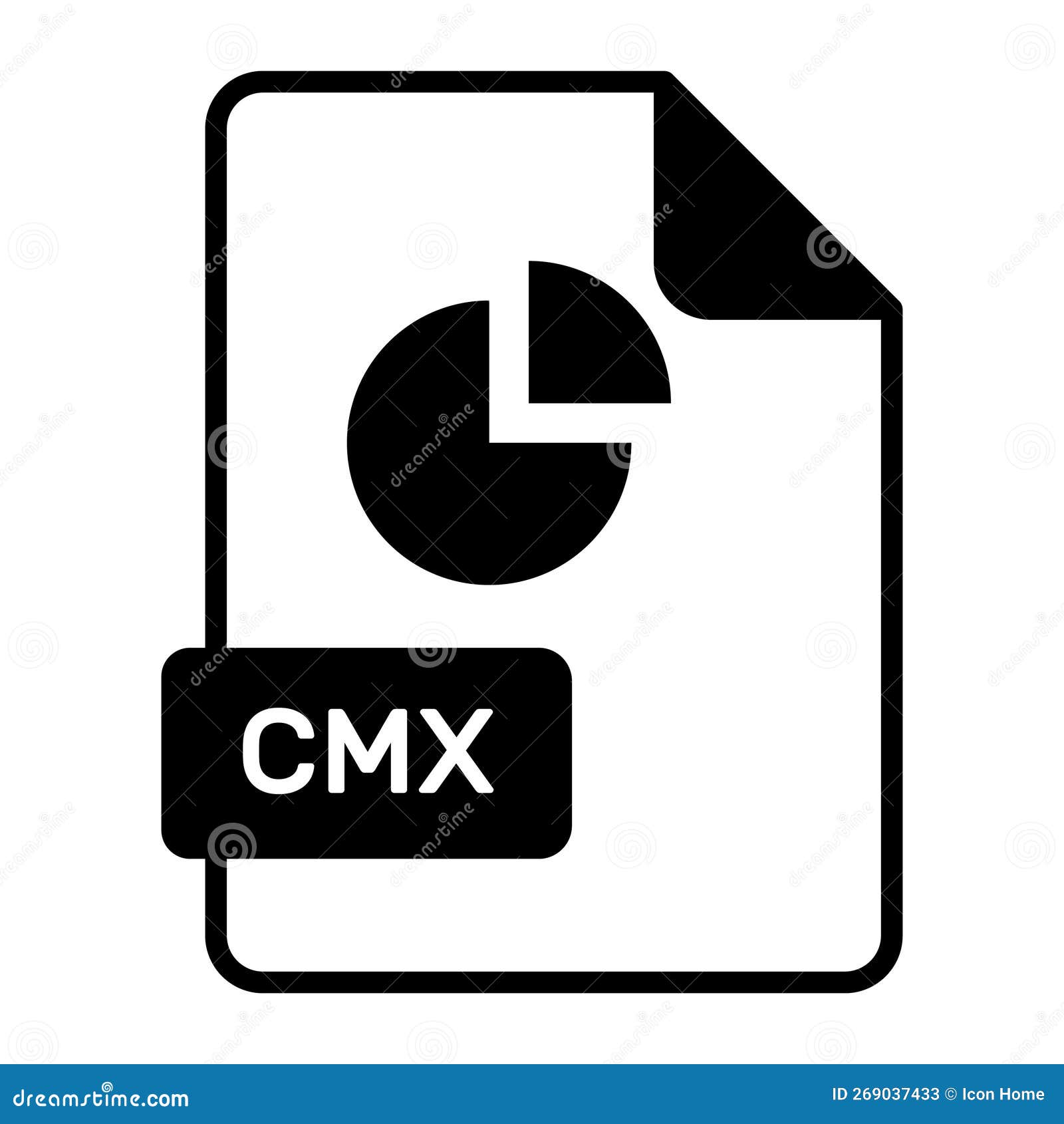An Amazing Vector Icon of CMX File, Editable Design Stock Vector ...