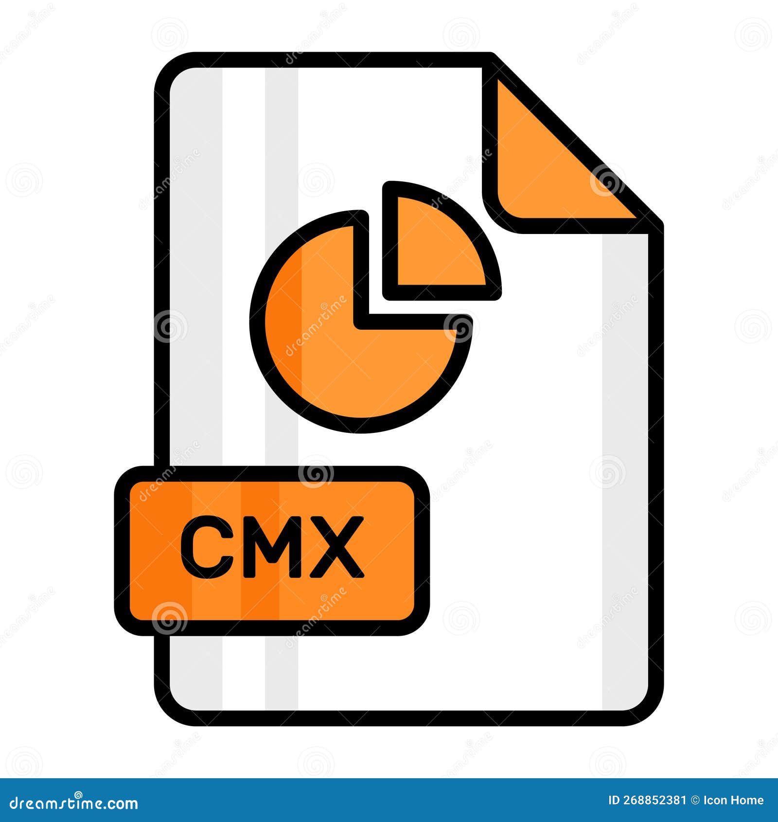 An Amazing Vector Icon of CMX File, Editable Design Stock Vector ...