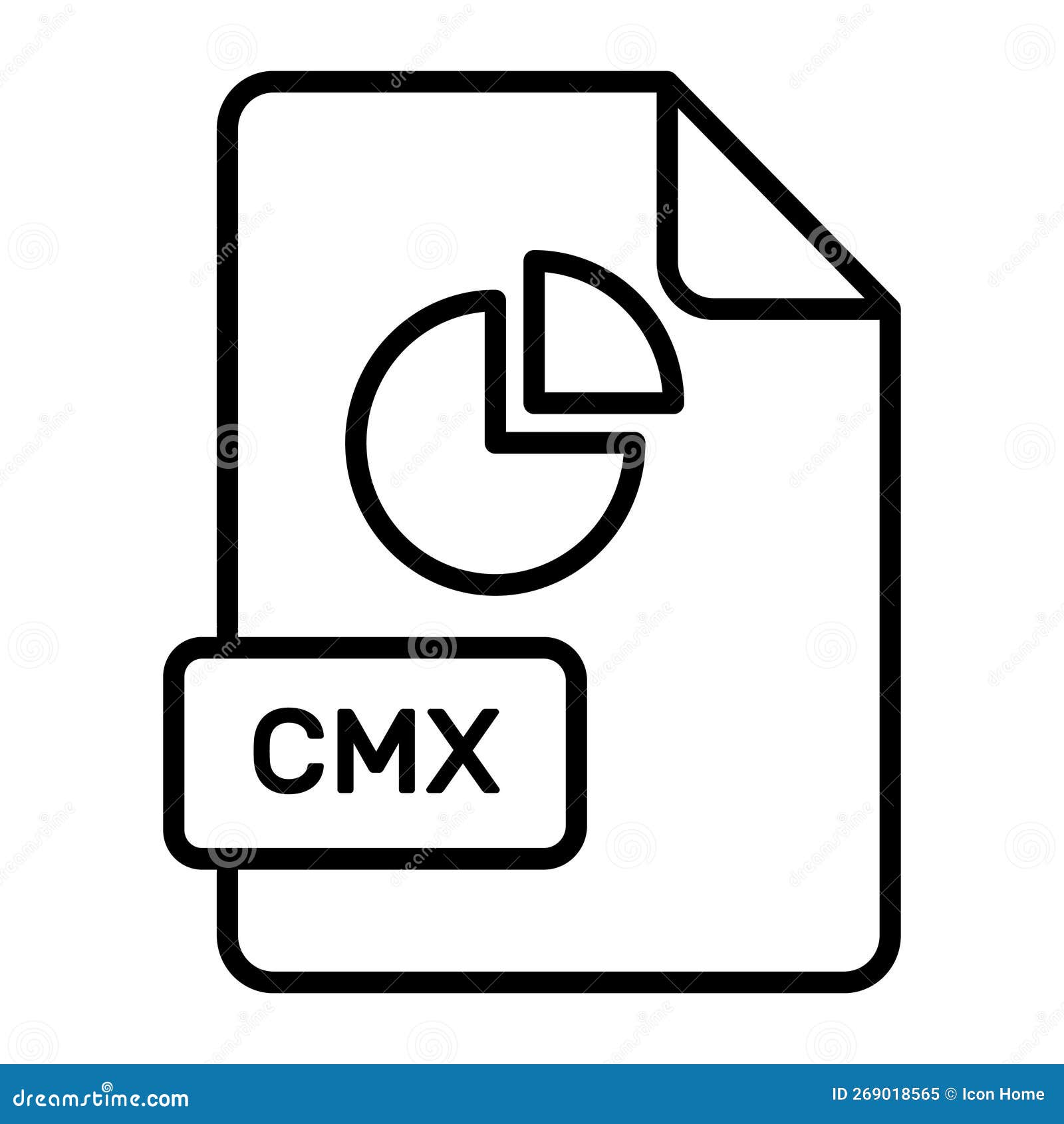 An Amazing Vector Icon Of Cmx File Editable Design Stock Vector