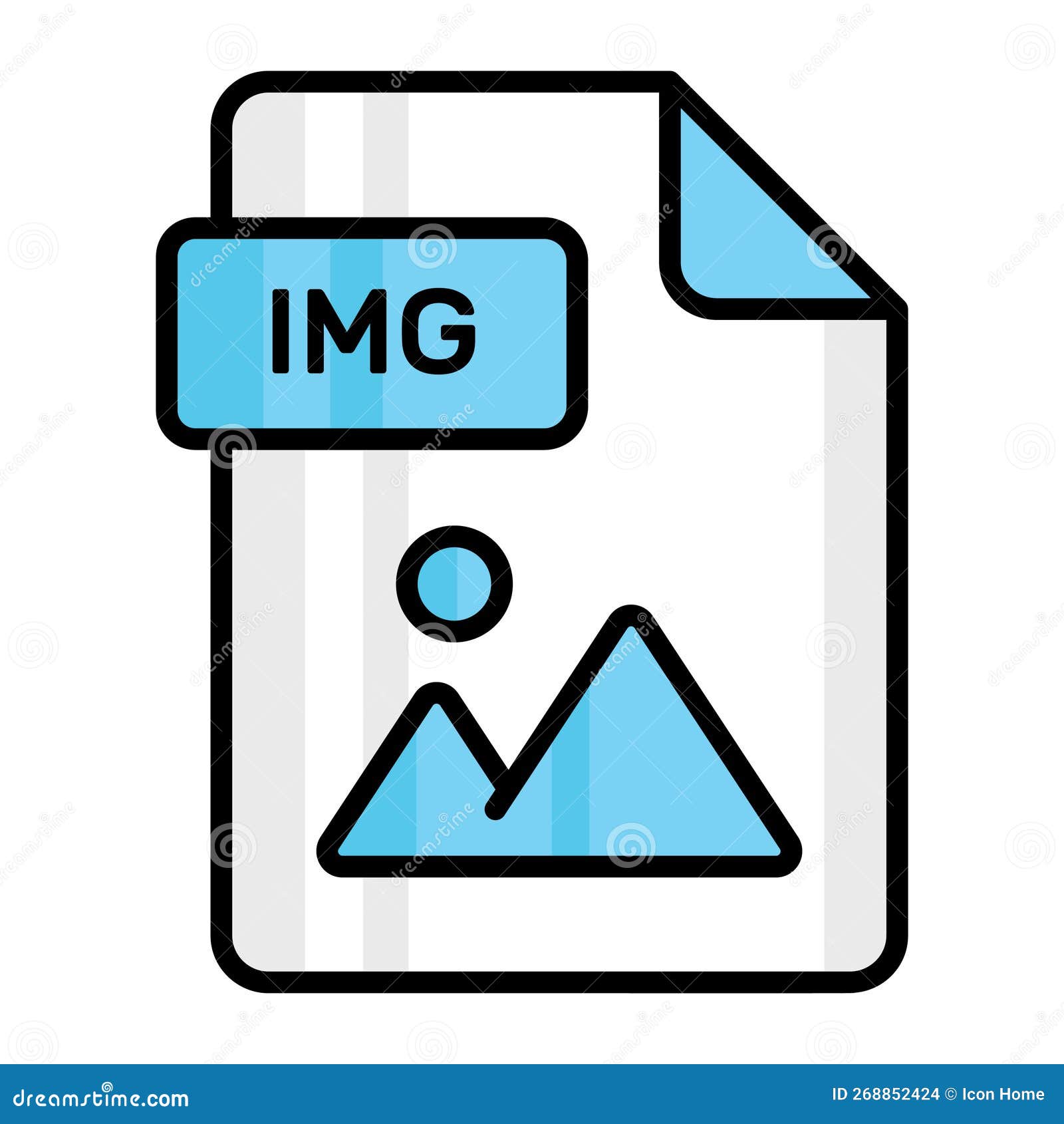 An Amazing Vector Icon of IMG File, Editable Design Stock Vector ...