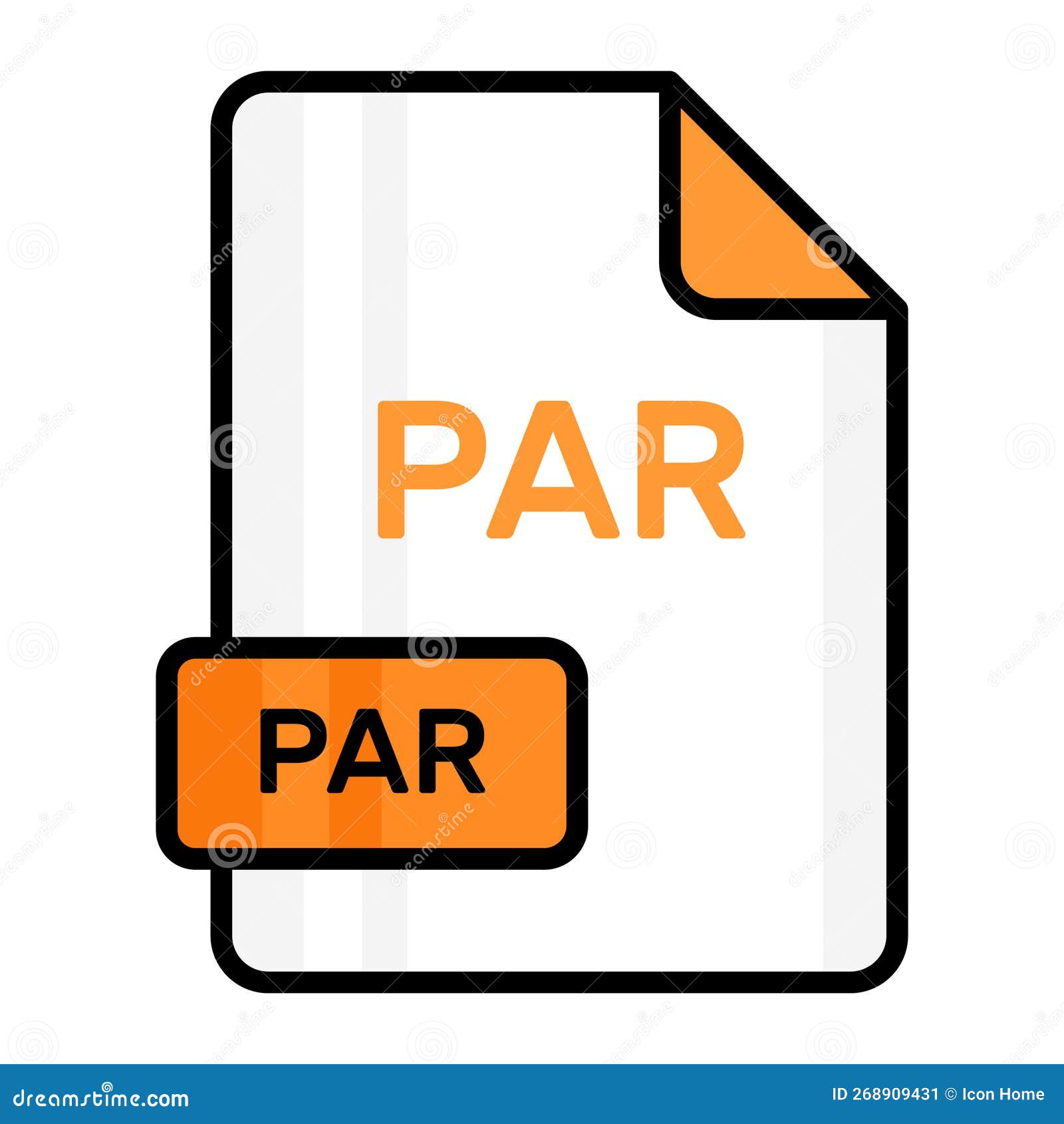 An Amazing Vector Icon of PAR File, Editable Design Stock Vector ...