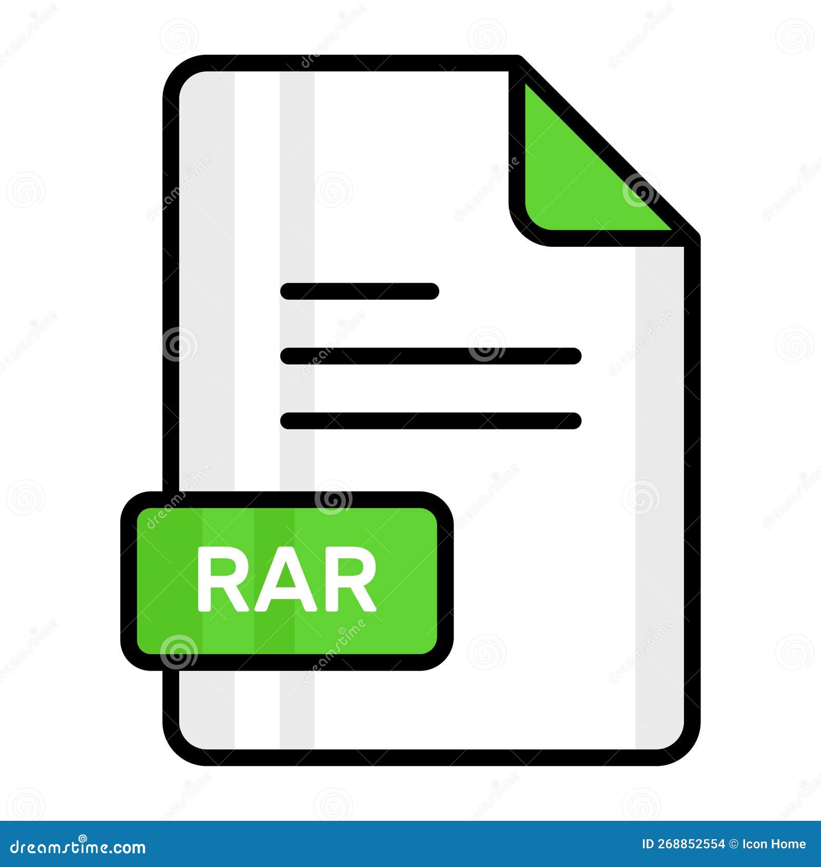 An Amazing Vector Icon of RAR File, Editable Design Stock Vector ...