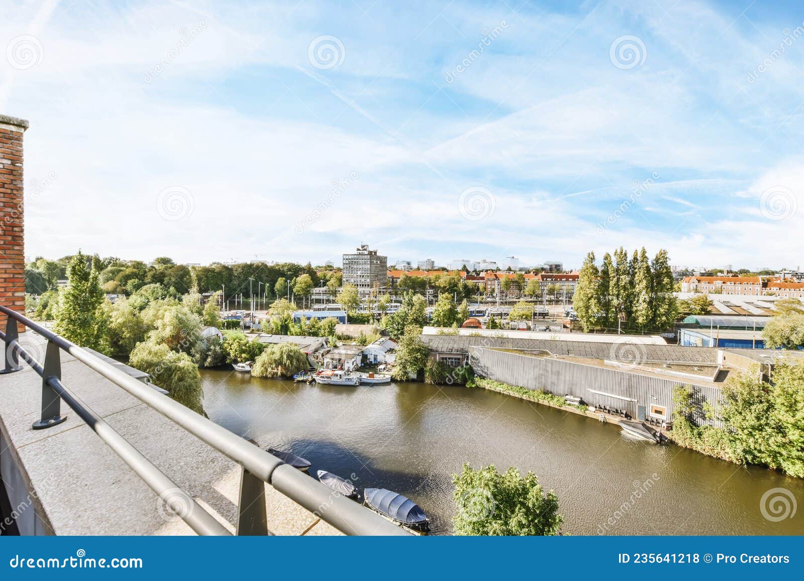 Amazing View from the Balcony Stock Photo - Image of building ...