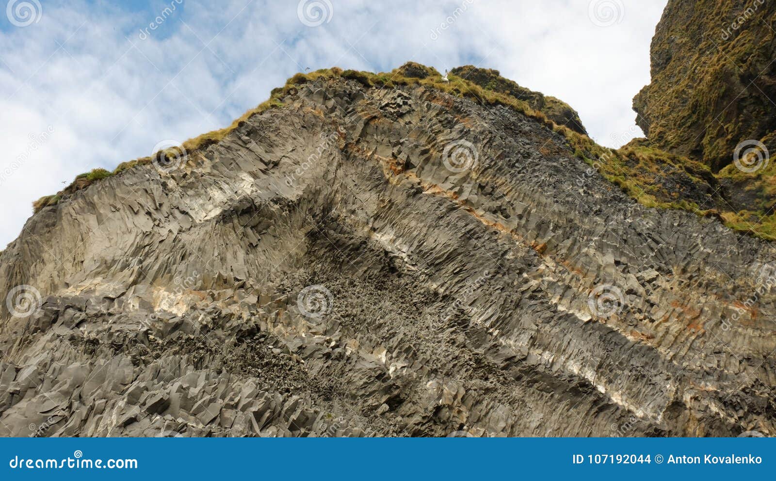 Amazing View of Basalt Rocks and Beautiful Sky Stock Photo - Image of ...