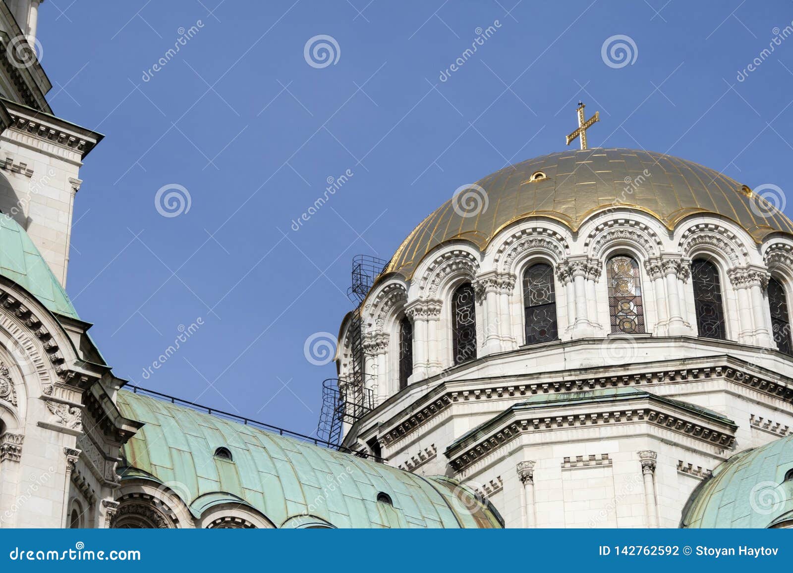 Amazing View of Cathedral Saint Alexander Nevski in Sofia, Bulgaria ...