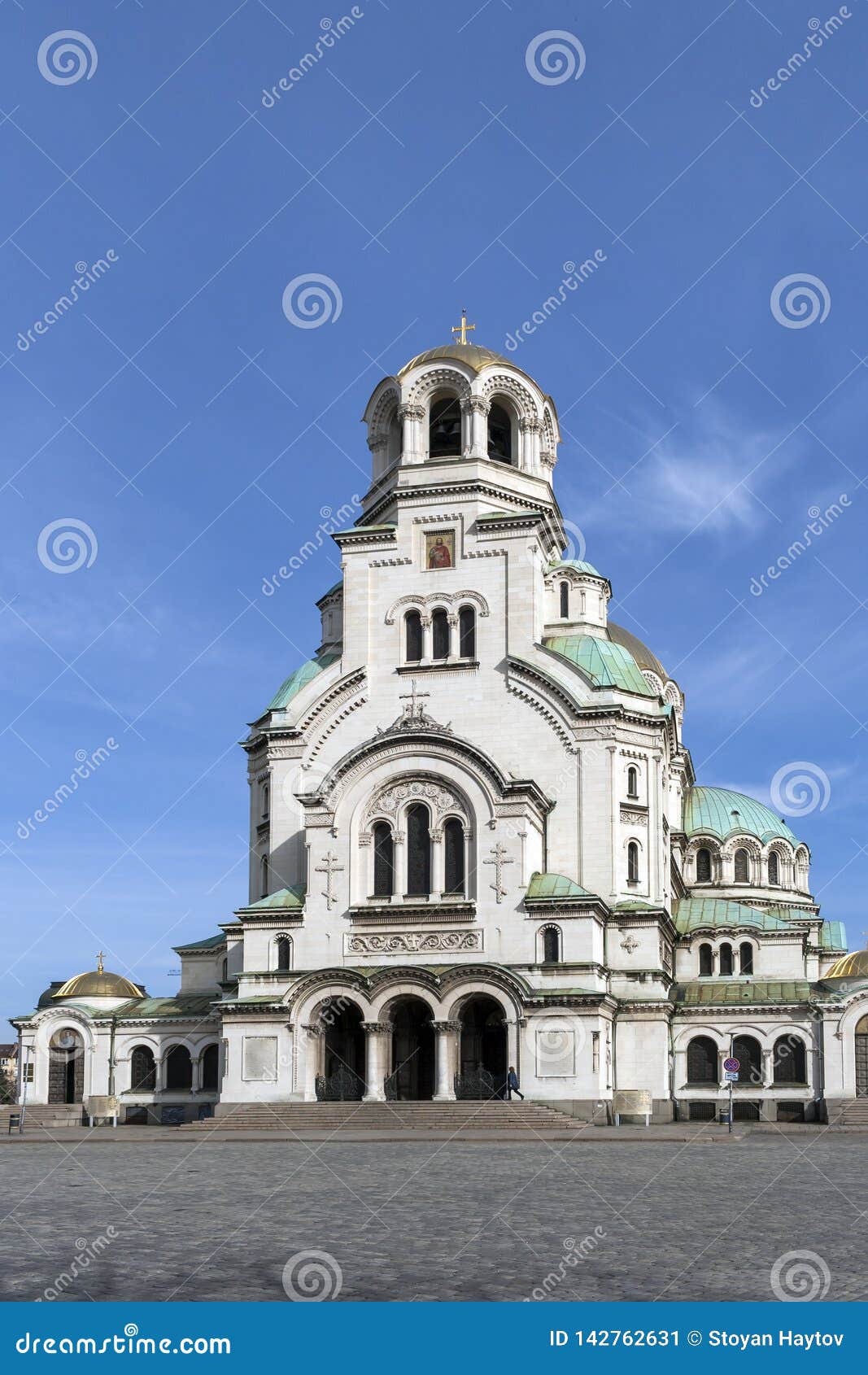 Amazing View of Cathedral Saint Alexander Nevski in Sofia, Bulgaria ...