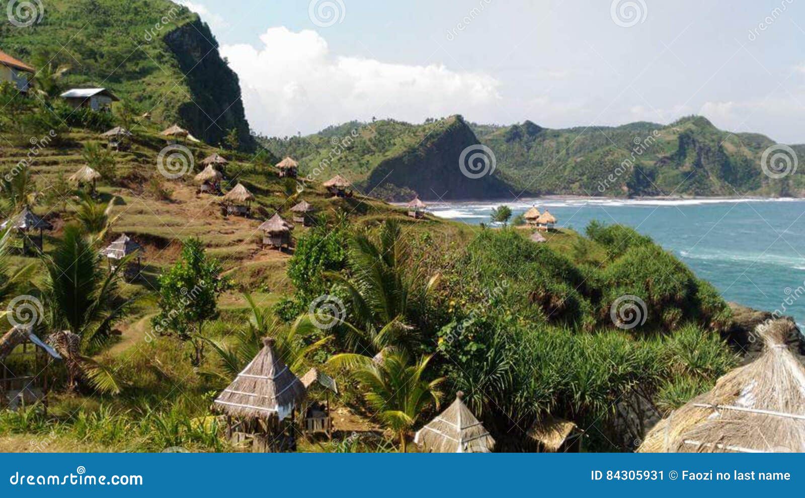 Amazing view from hill editorial photo. Image of beach - 84305931