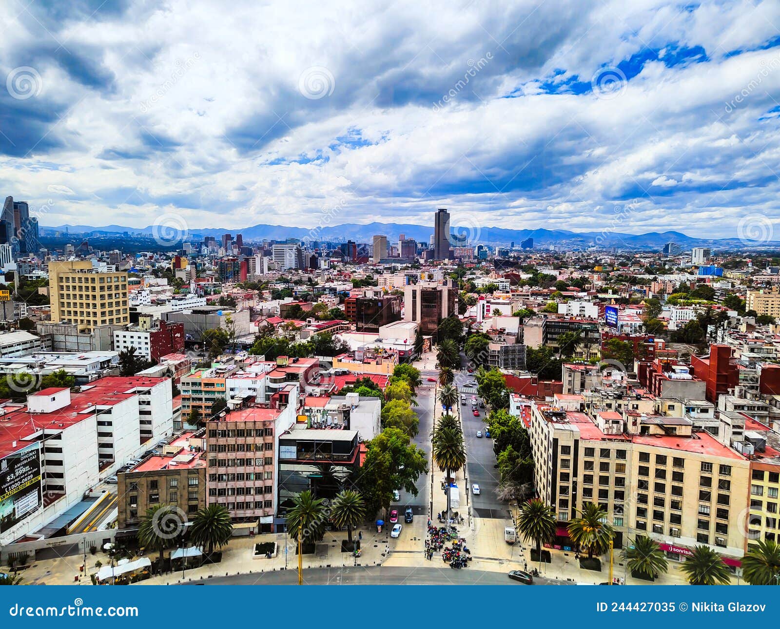 Amazing View of Mexico City from the Tower Stock Image - Image of ...