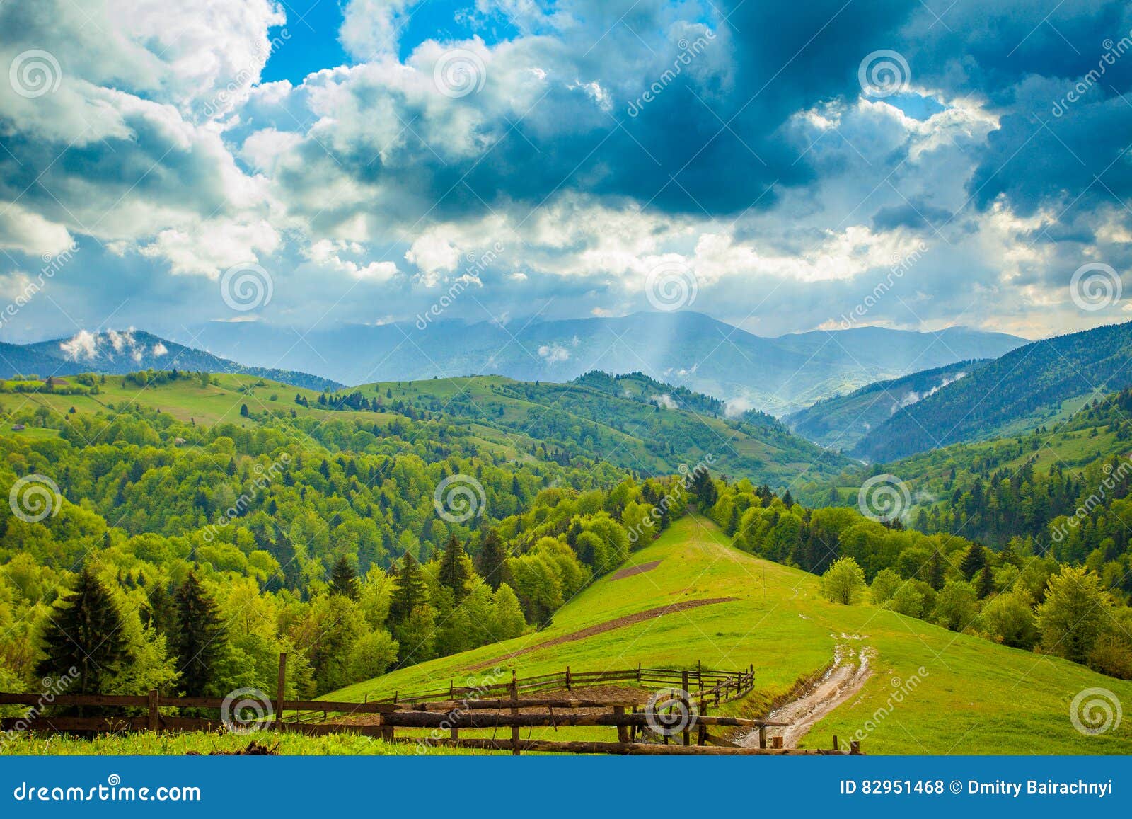 Amazing view from mountain stock photo. Image of natural - 82951468