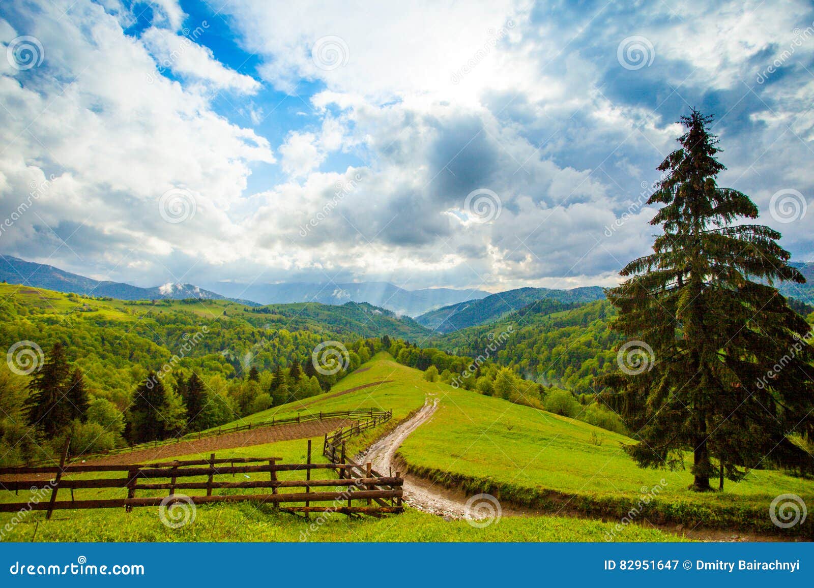 Amazing view from mountain stock image. Image of outdoor - 82951647