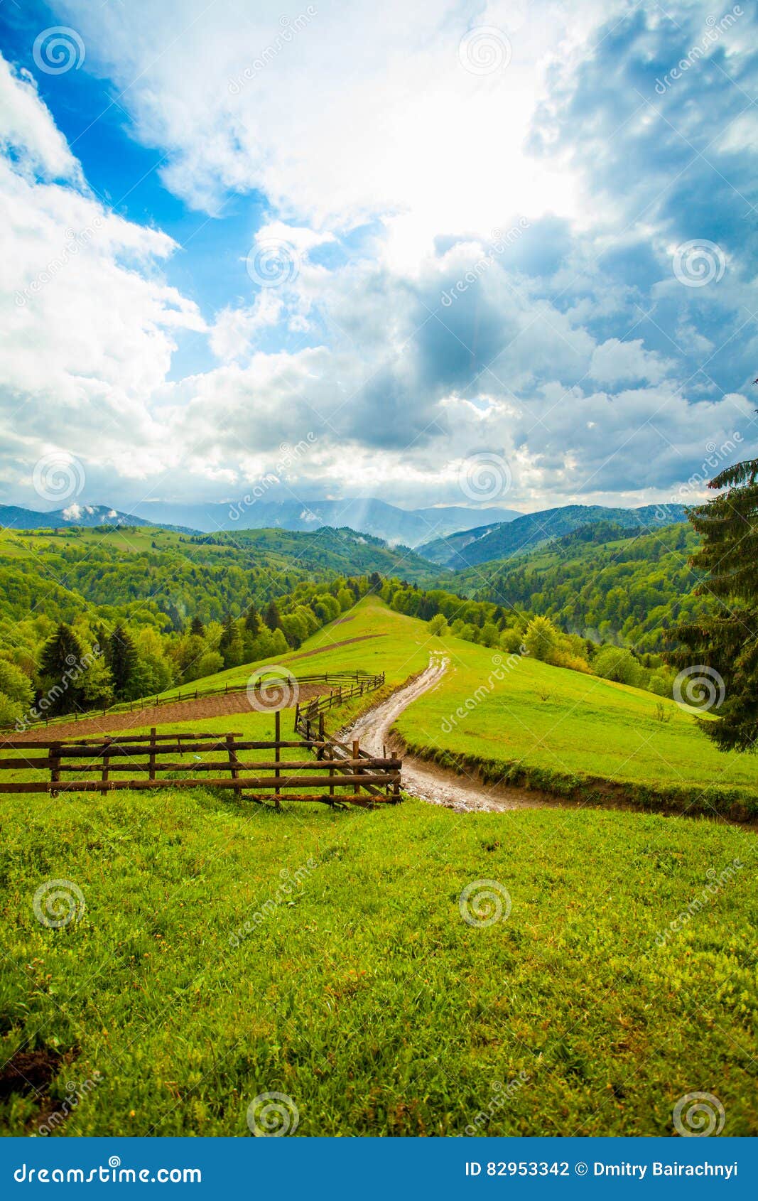 Amazing view from mountain stock photo. Image of landscape - 82953342
