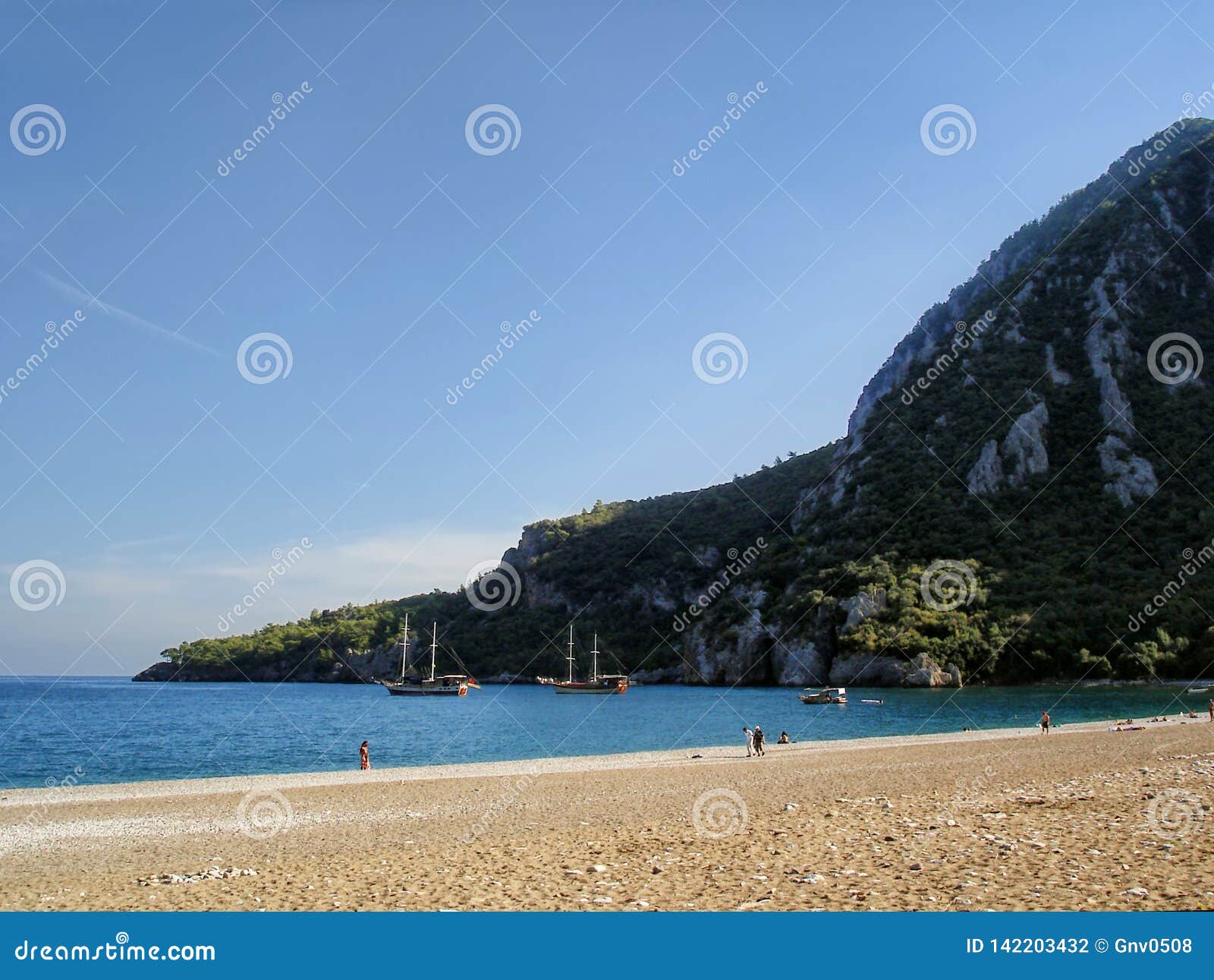 Amazing View of Olimpos Beach in Antalya Province of Turkey Stock Photo ... Amazing View of Olimpos Beach in Antalya Province of Turkey Stock Photo ...