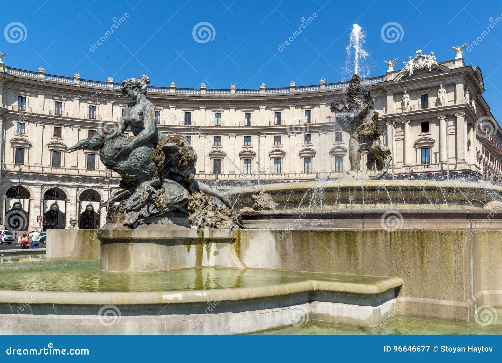 Amazing View of Piazza Della Repubblica, Rome, Italy Editorial ...